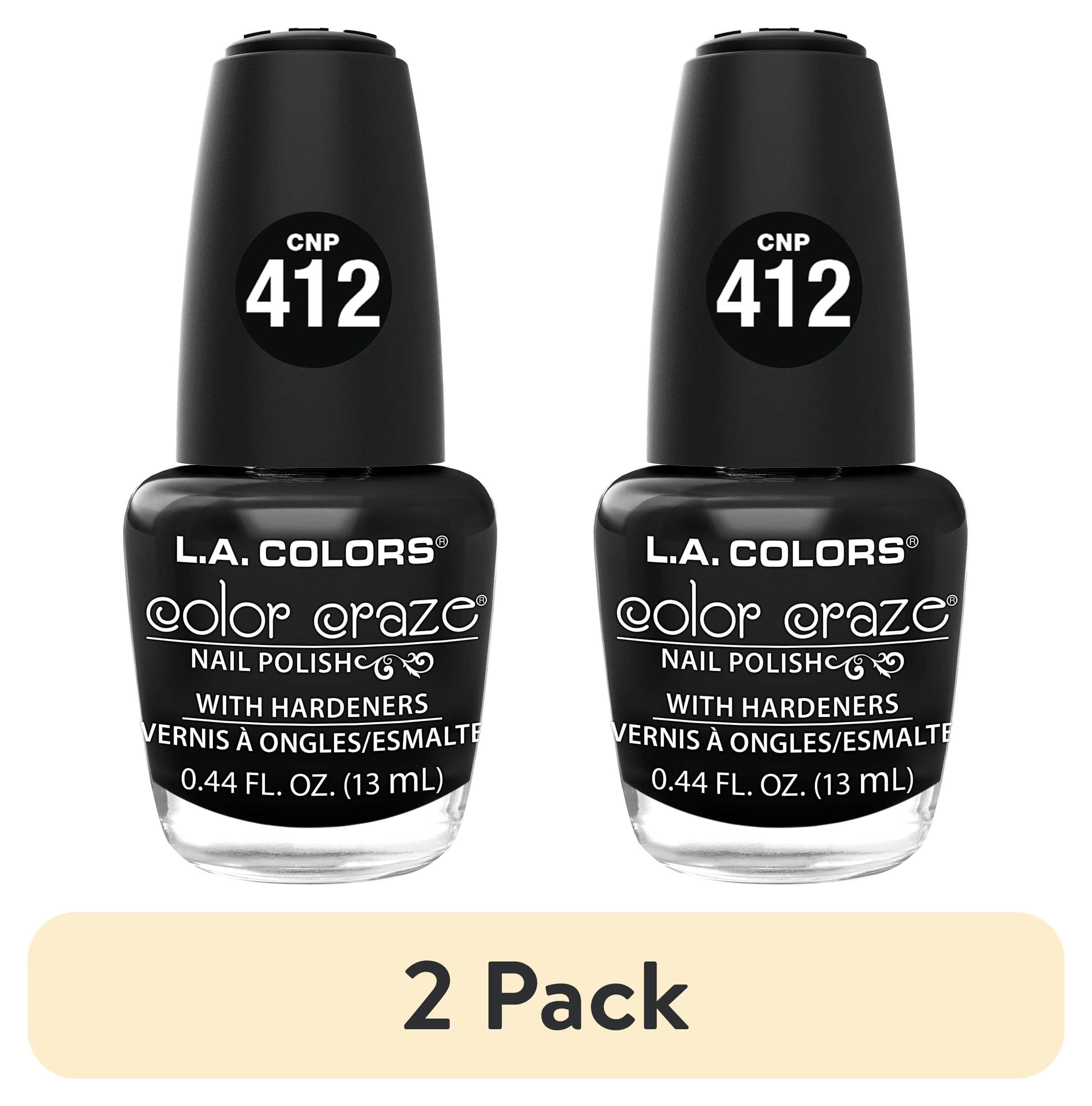 (2 pack) L.A. COLORS Color Craze Nail Polish, Circuits, 0.44 fl oz ...