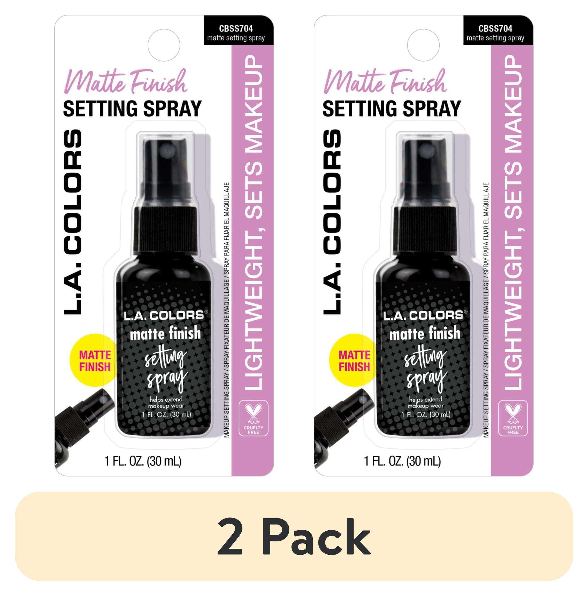 (2 pack) L.A. COLORS Lightweight & Non-sticky Mattifying Setting Spray ...