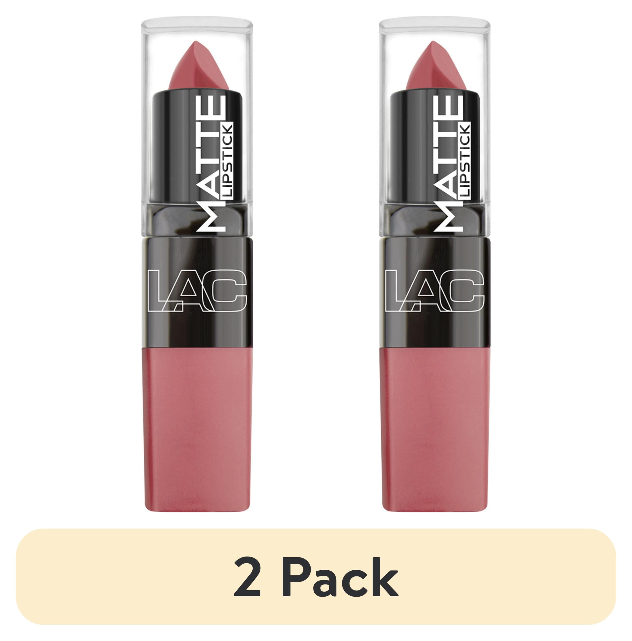 (2 pack) L.A. COLORS Long-Wearing Silky Matte Transfer-Proof Lipstick ...