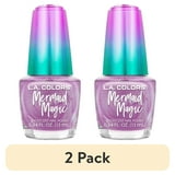 (2 pack) L.A. COLORS Mermaid Magic Nail Polish, Mystical, 0.44 fl oz ...