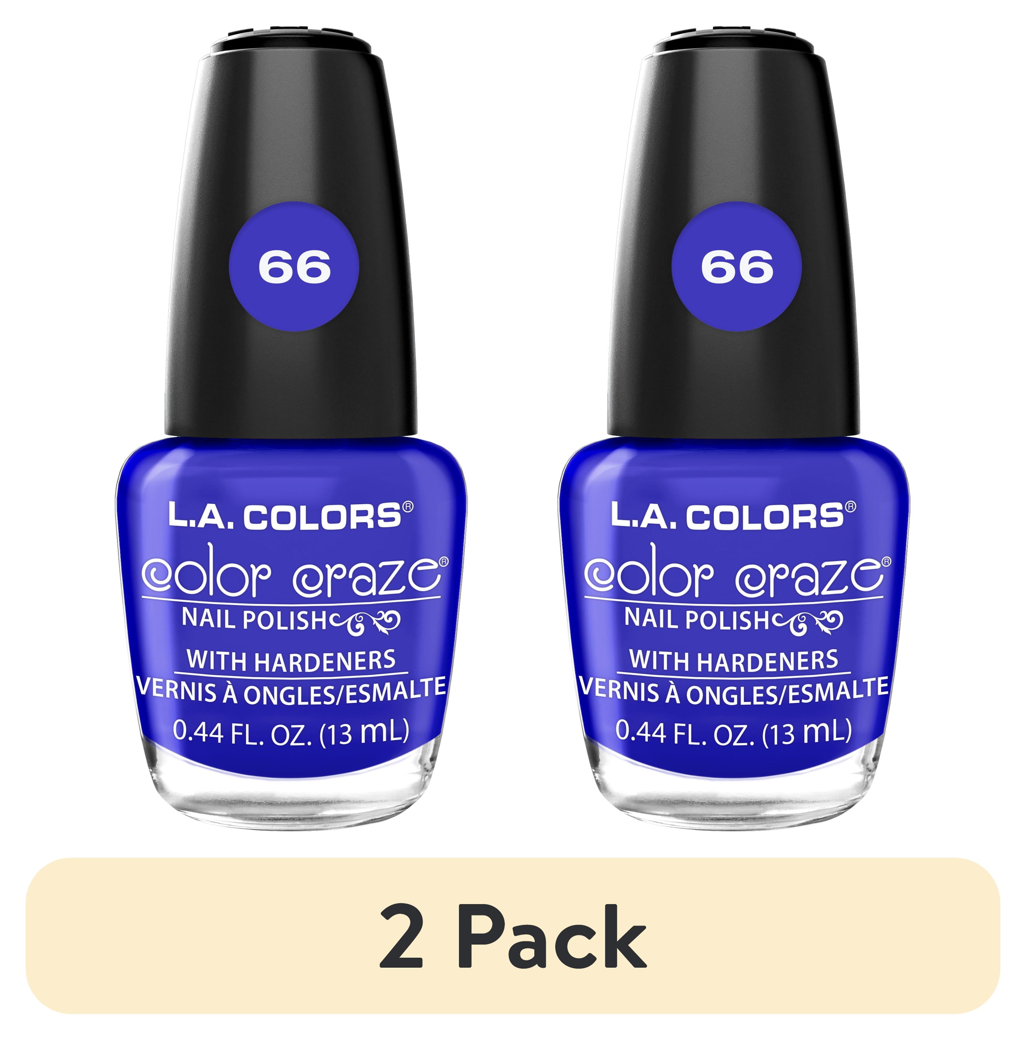 (2 pack) L.A. Colors Color Craze Nail Polish, Voyager, 0.44 fl oz ...