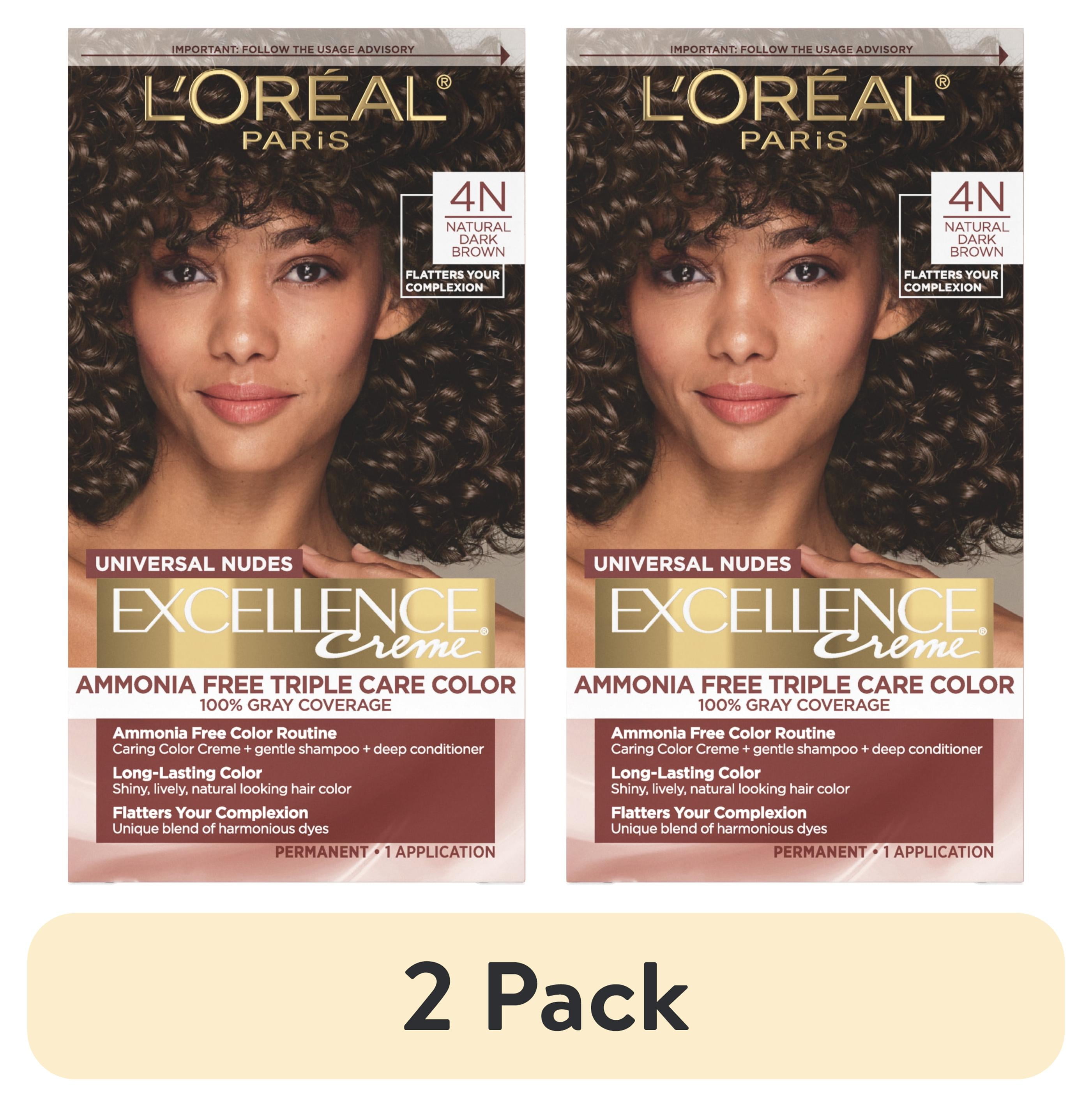 (2 pack) L'Oréal Paris Excellence Universal Nudes Adult Permanent Hair ...