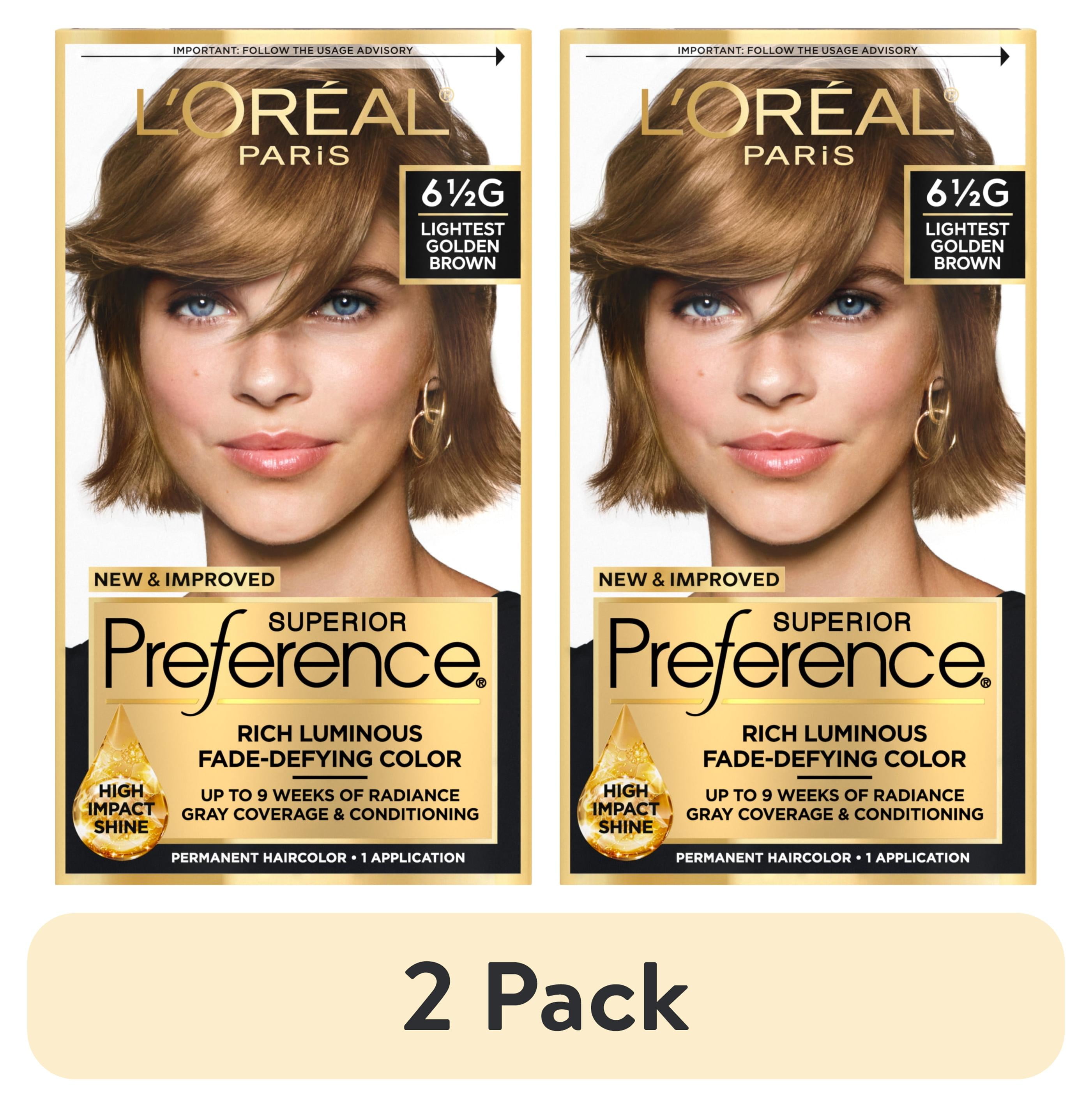 (2 pack) L'Oréal Paris Superior Preference Adult Permanent Hair Color ...