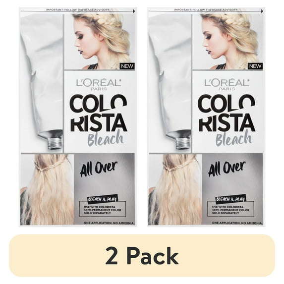 (2 pack) L'Oreal Paris Colorista All Over Bleach, Hair Color Lightening ...