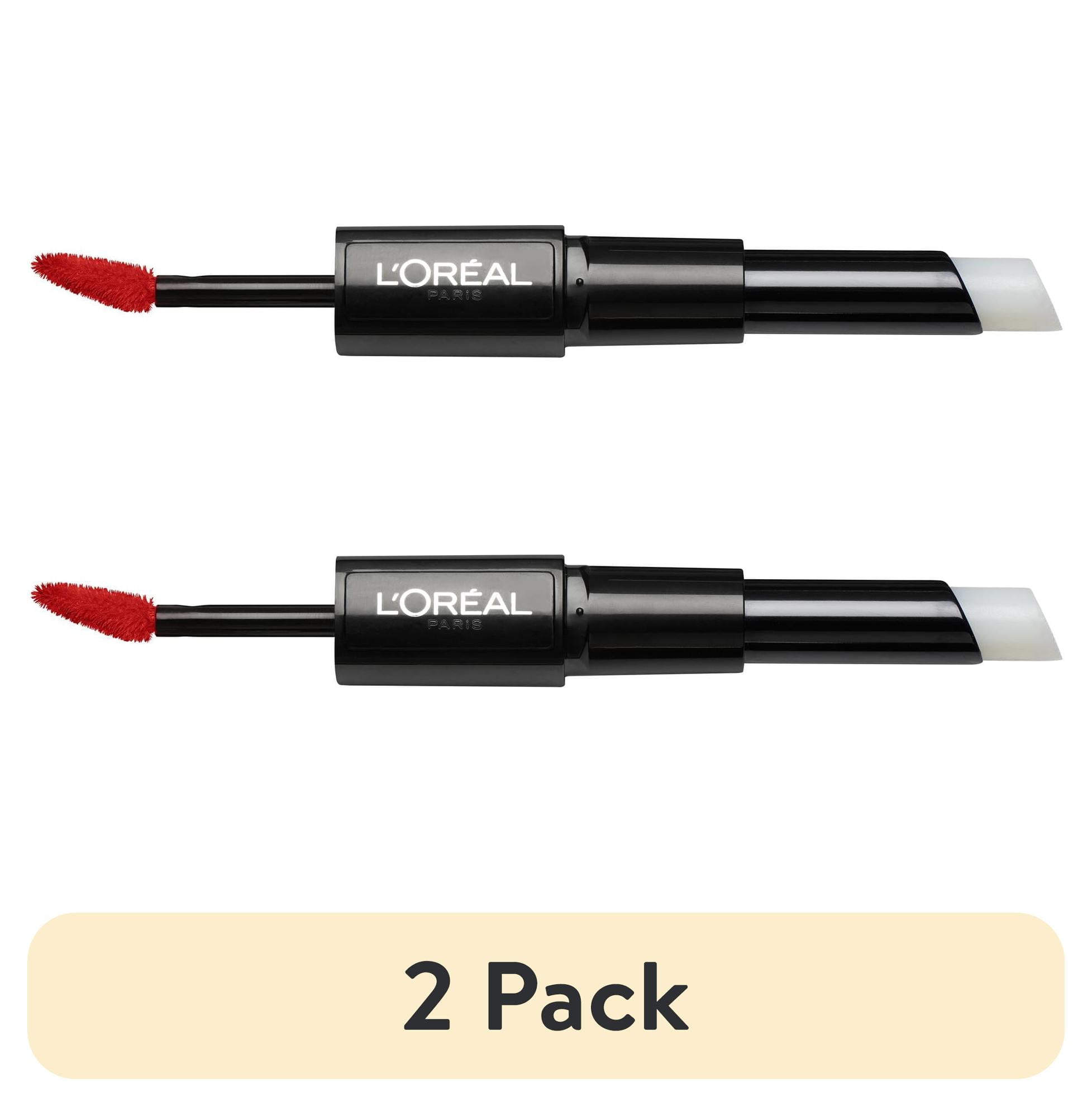 (2 pack) L'Oreal Paris Infallible Pro Last 2 Step Lipstick, Infallible ...