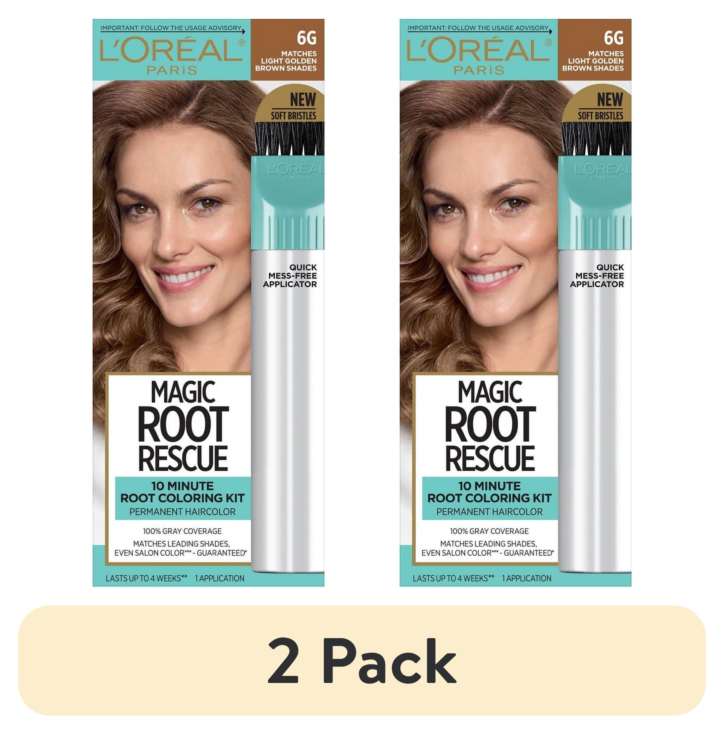 (2 pack) L'Oreal Paris Magic Root Rescue 10 Minute Root Hair Coloring ...