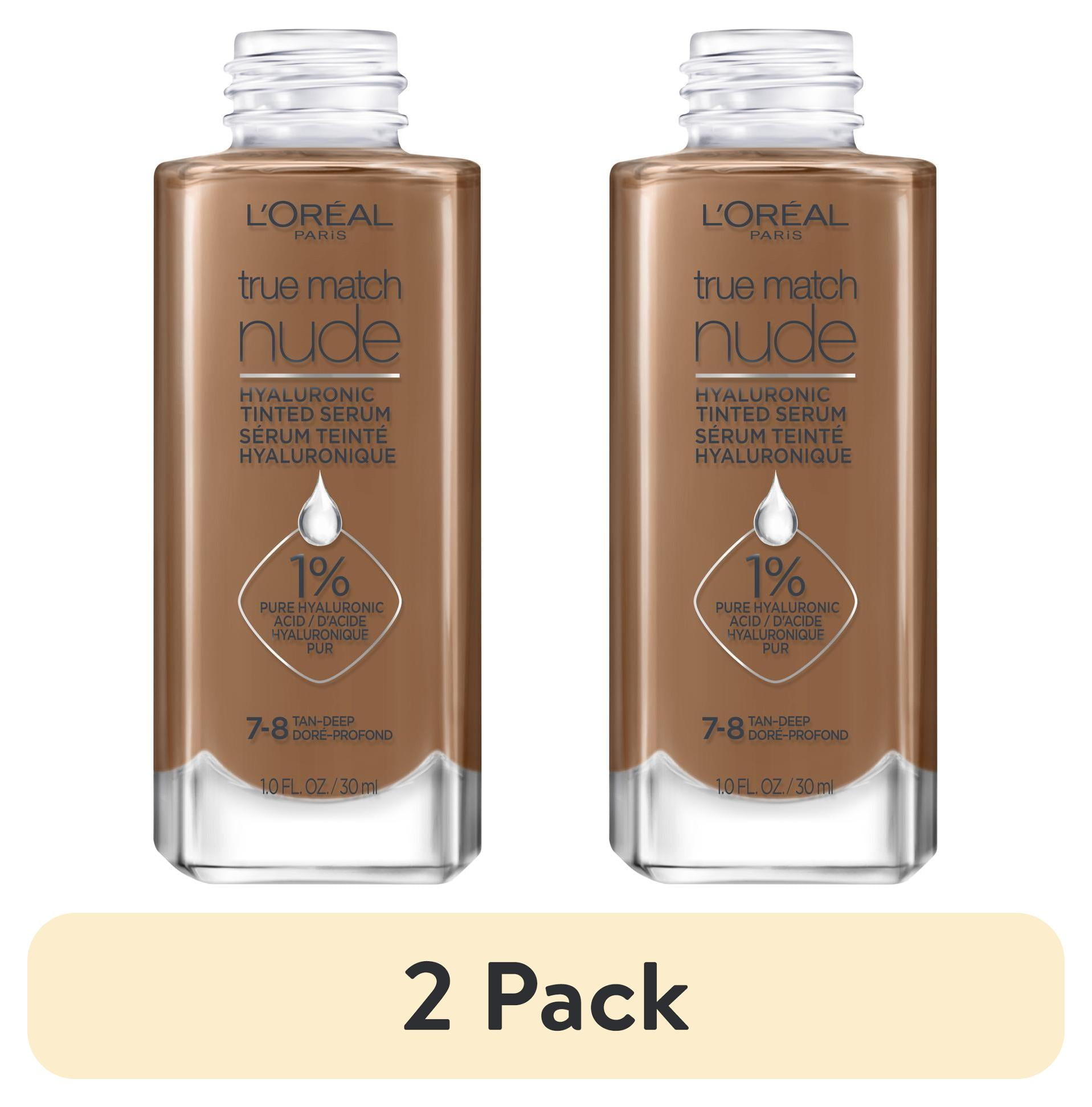 (2 pack) L'Oreal Paris True Match Hyaluronic Tinted Serum Foundation ...