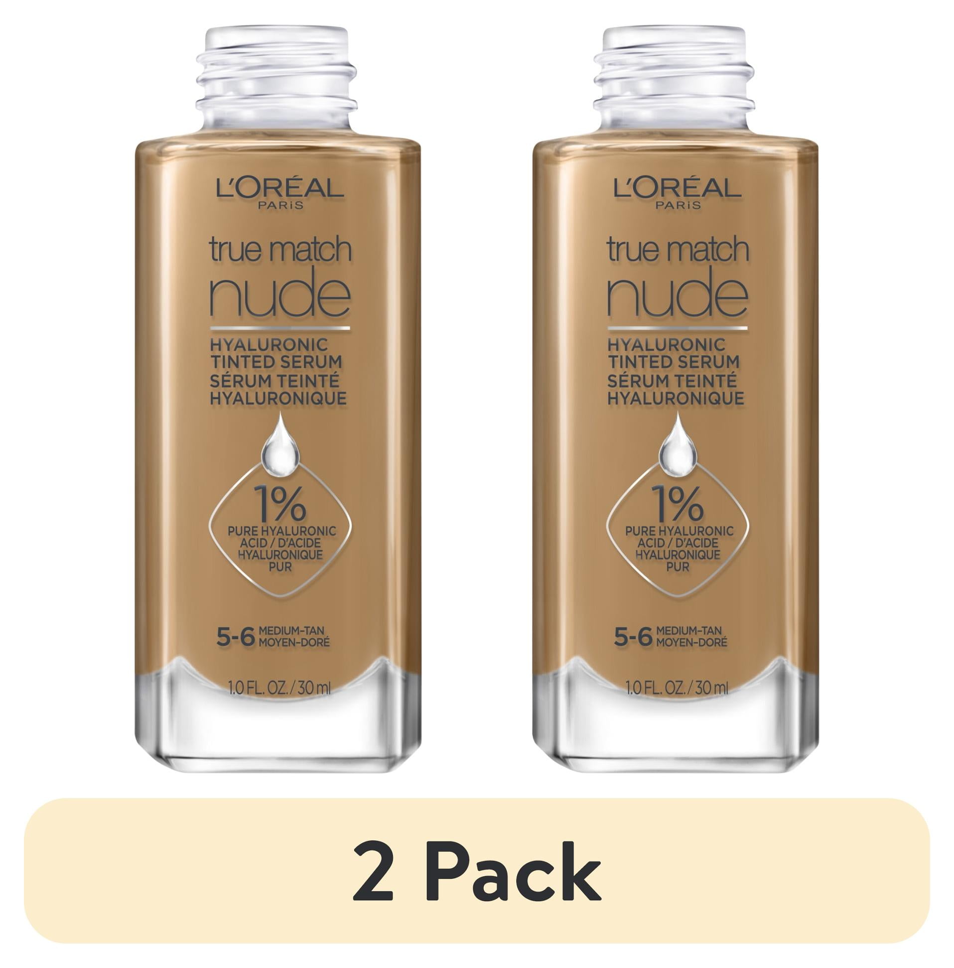 (2 pack) L'Oreal Paris True Match Hyaluronic Tinted Serum Foundation ...