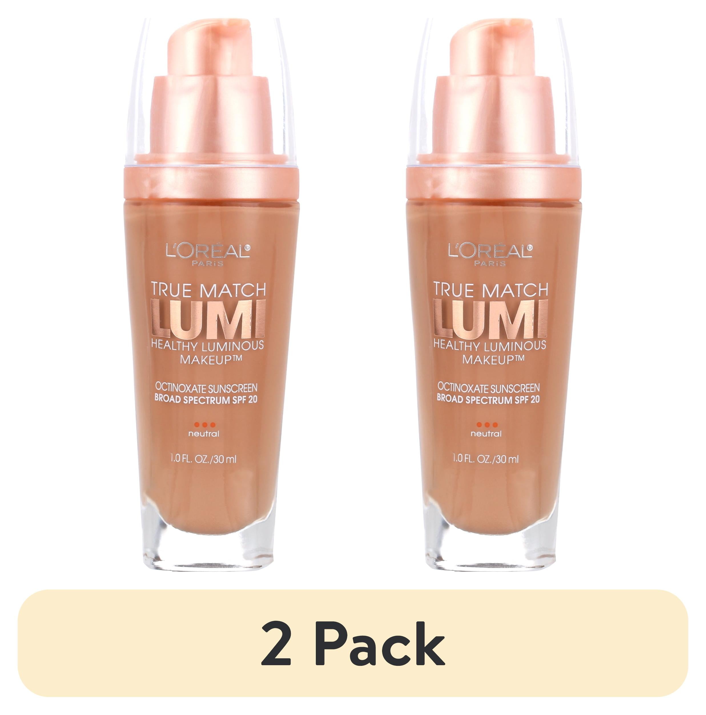 (2 pack) L'Oreal Paris True Match Lumi Liquid Foundation Makeup, N5 ...