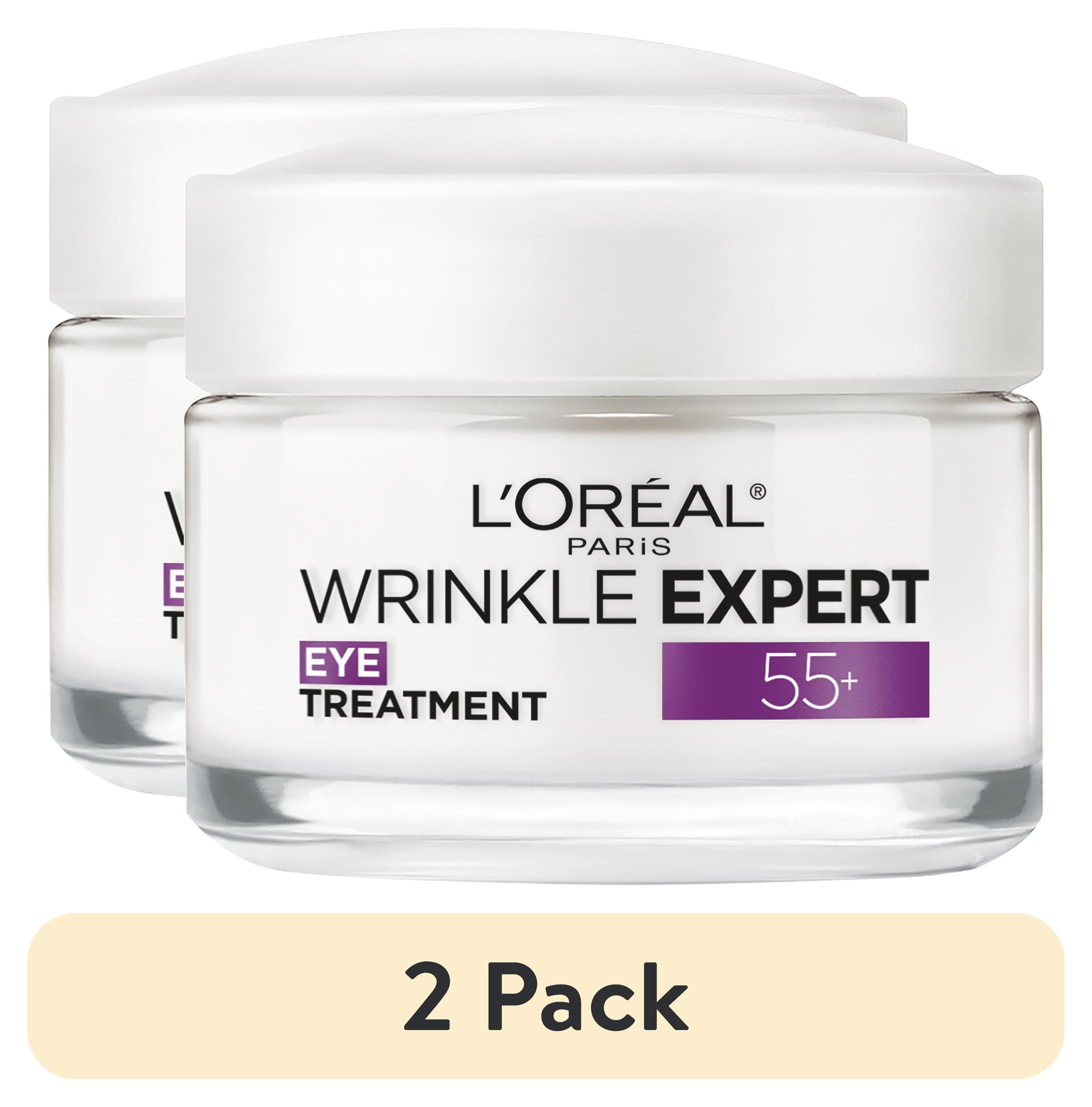 (2 pack) L'Oreal Paris Wrinkle Expert Treatment Eye Cream, 0.5 fl oz ...