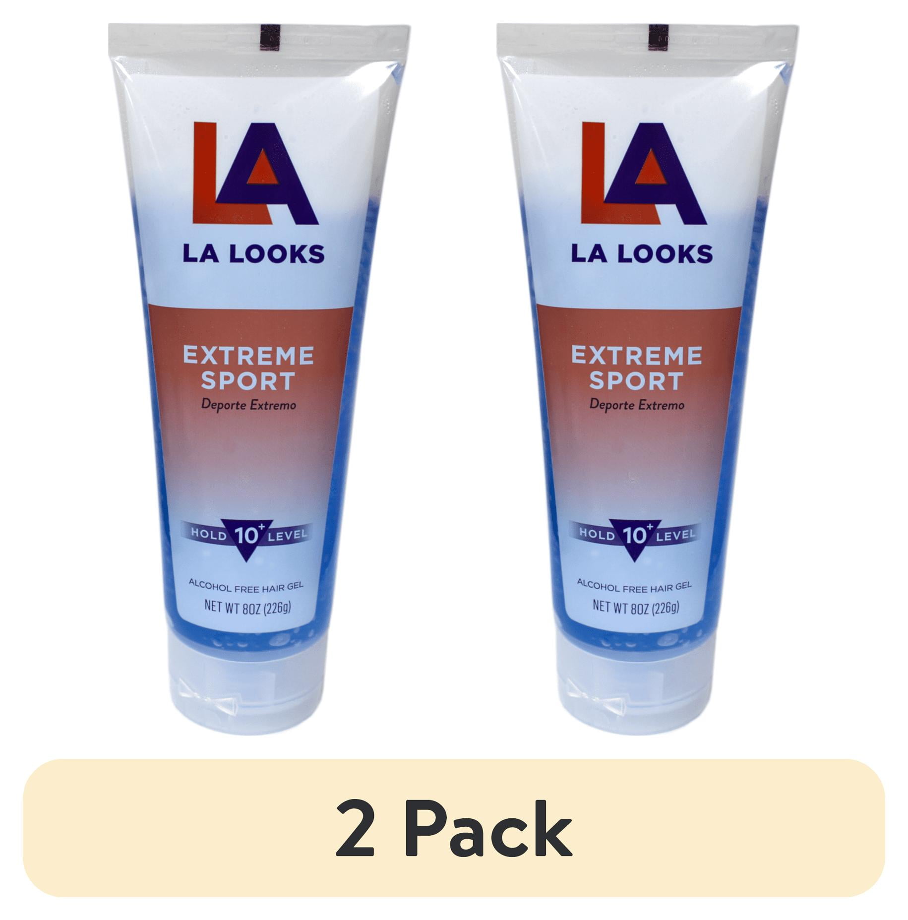 (2 pack) LA Looks Extreme Sport Hair Gel, Level 10+ Hold, Alcohol-Free ...