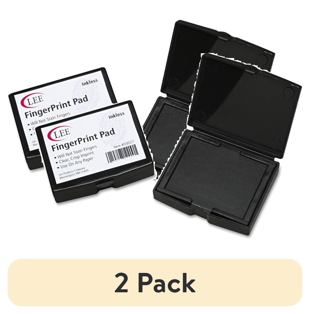 (2 pack) LEE Inkless FingerPrint Pad 1/pk. (03027) - Walmart.com