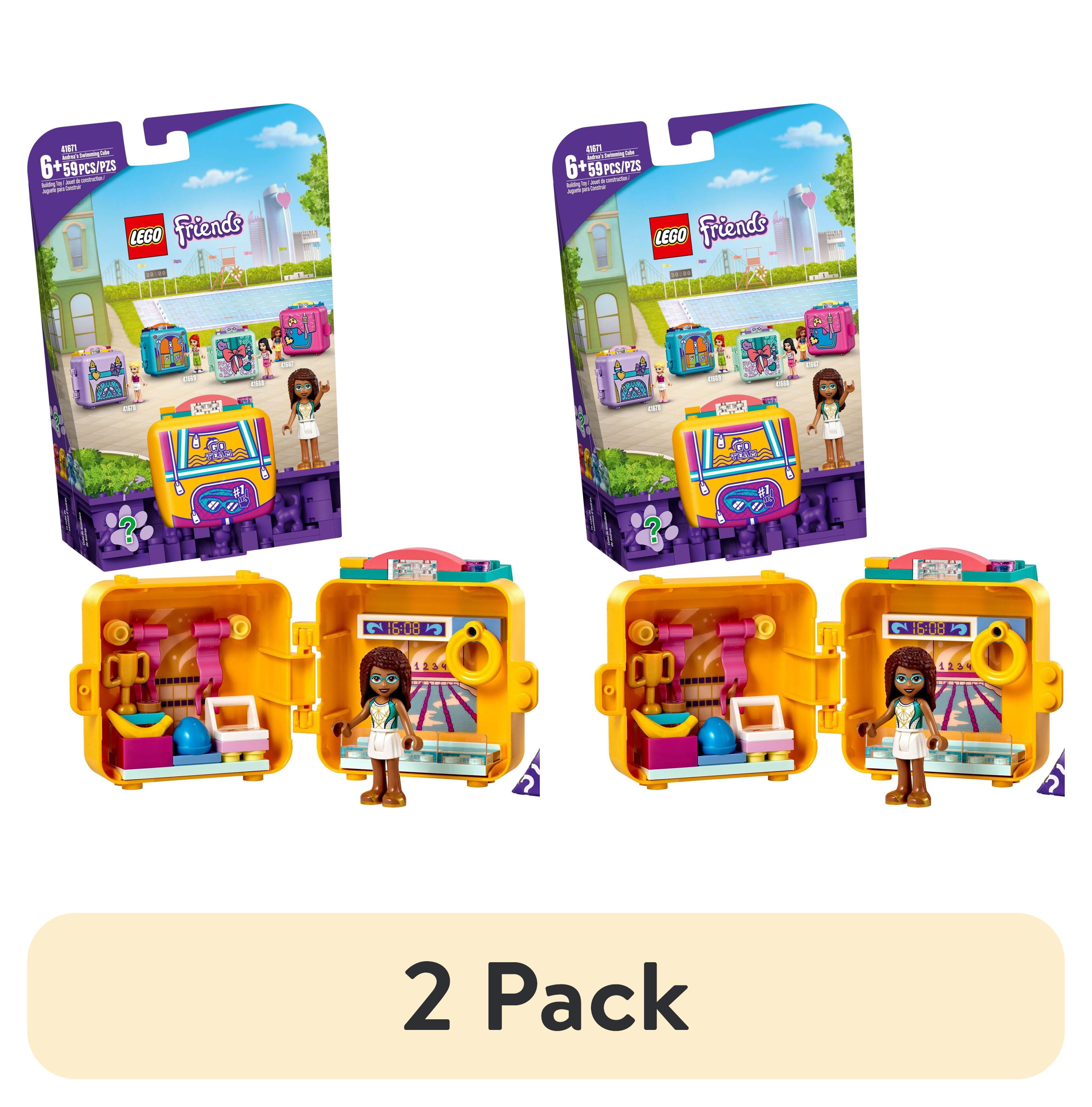 LEGO Andrea's Swimming Cube 41671 Toy Set with Poodle for Young Kids ...