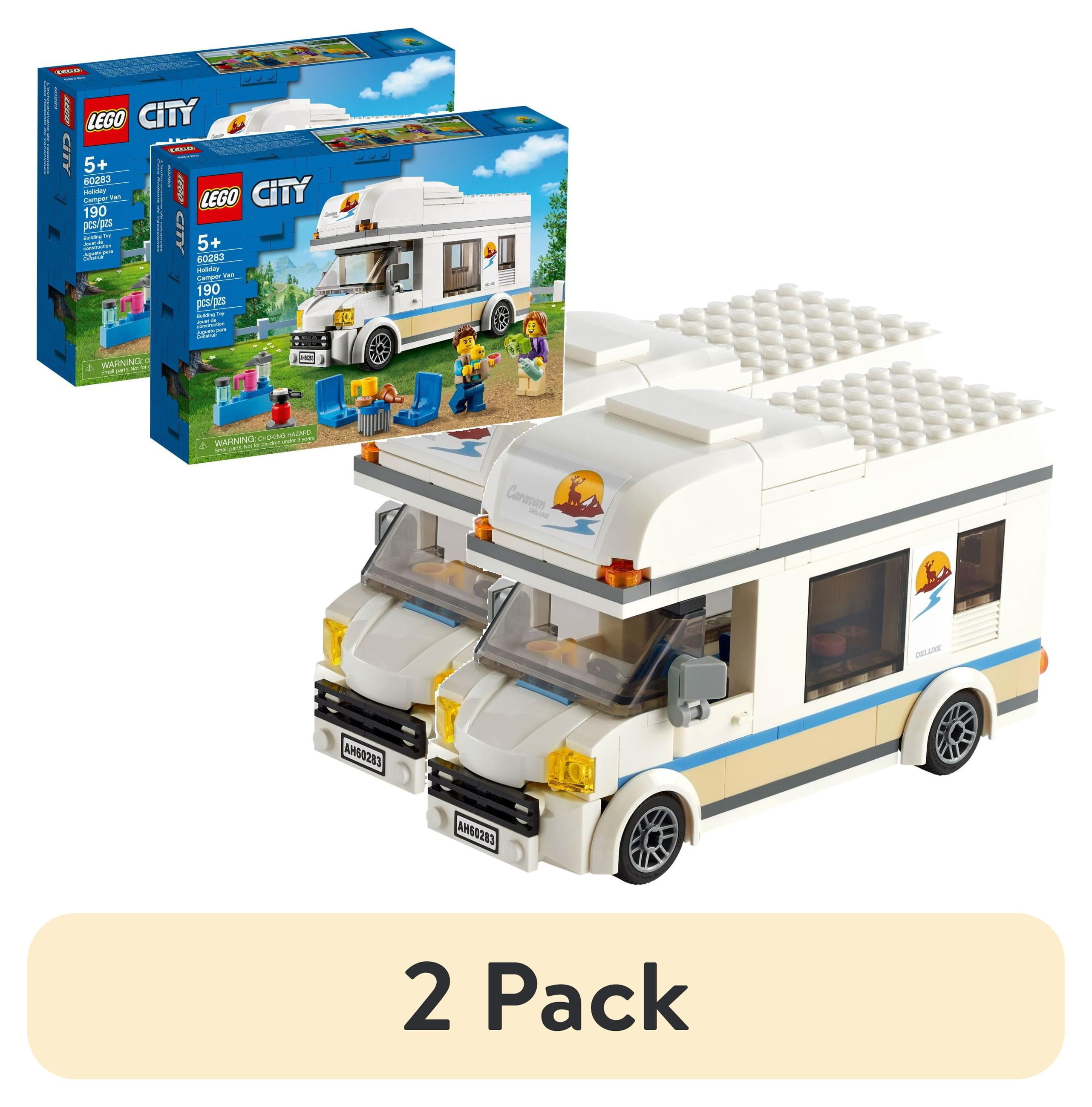 (2 pack) LEGO City Great Vehicles Holiday Camper Van Toy Car 60283 for ...