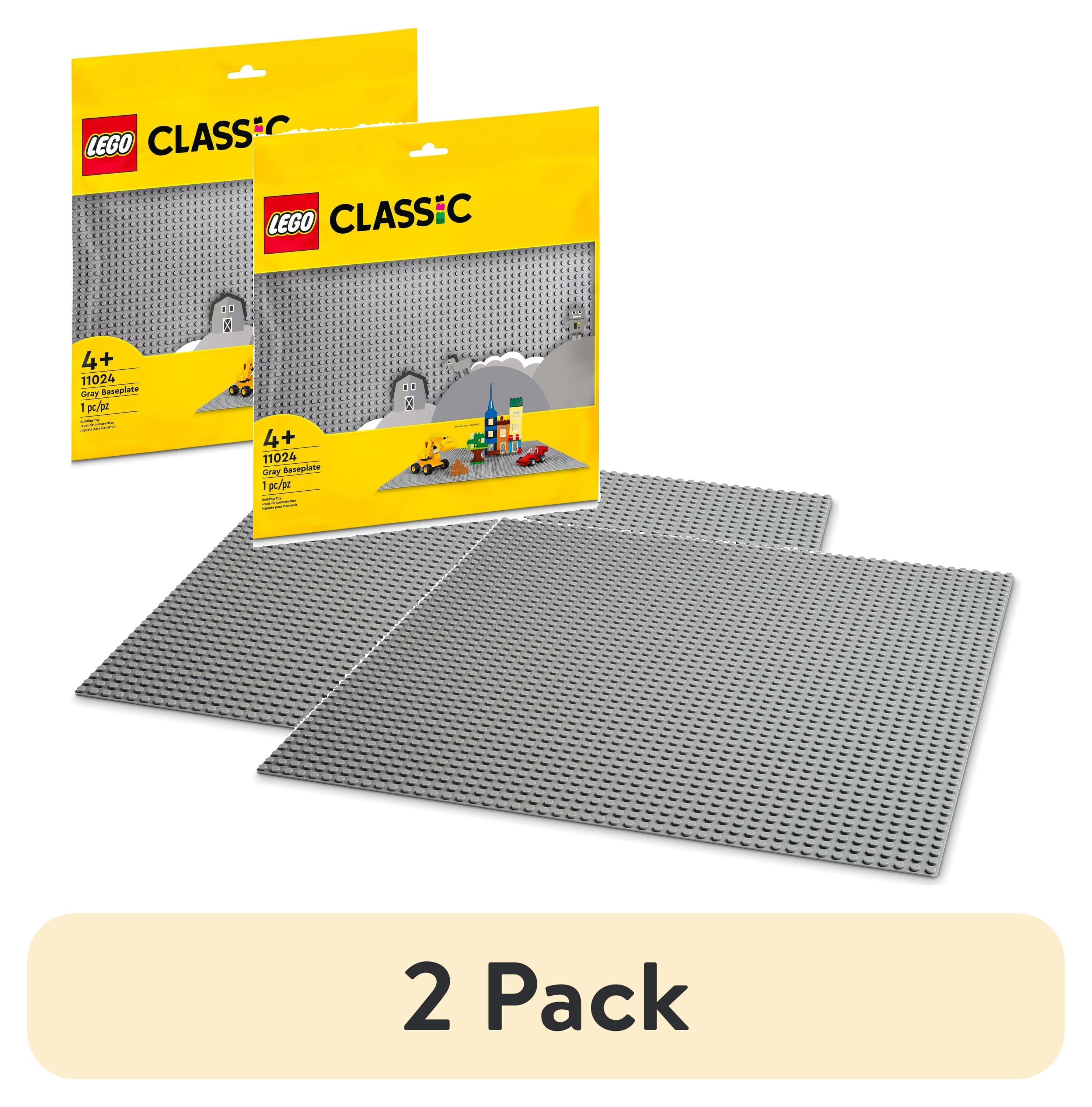 (2 pack) LEGO Classic Gray Baseplate Square 48x48 Stud Foundation to ...