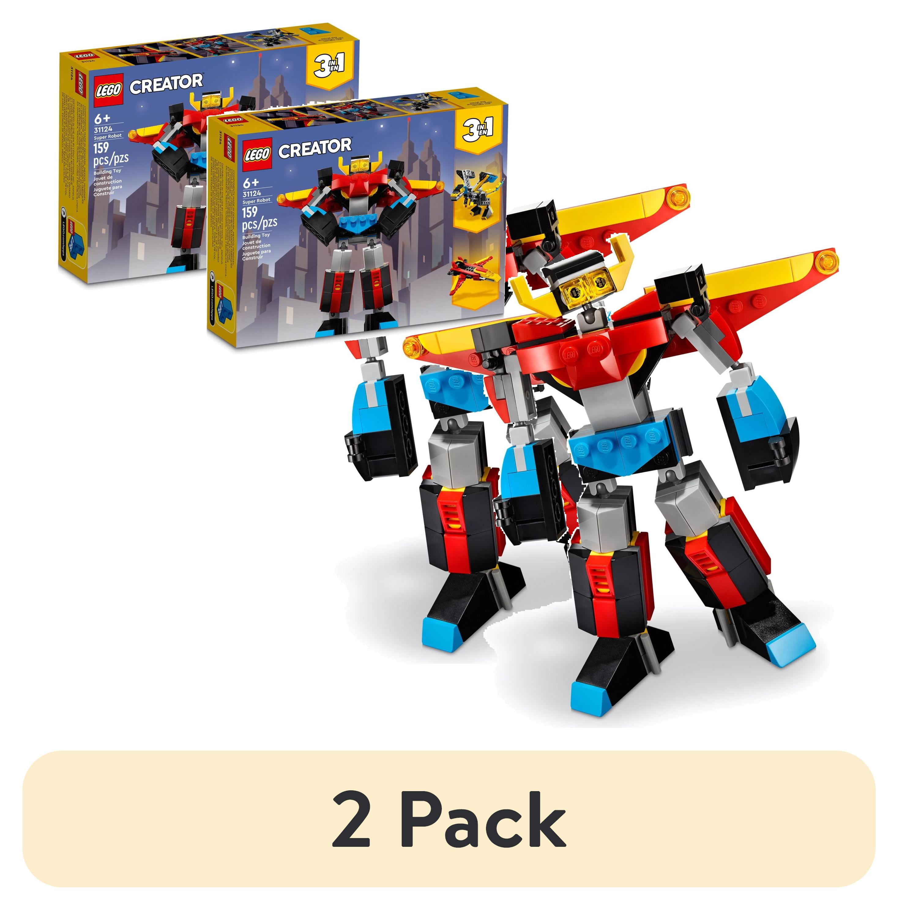 (2 pack) LEGO Creator 3 in 1 Super Robot Building Kit, Kids Can Build a ...