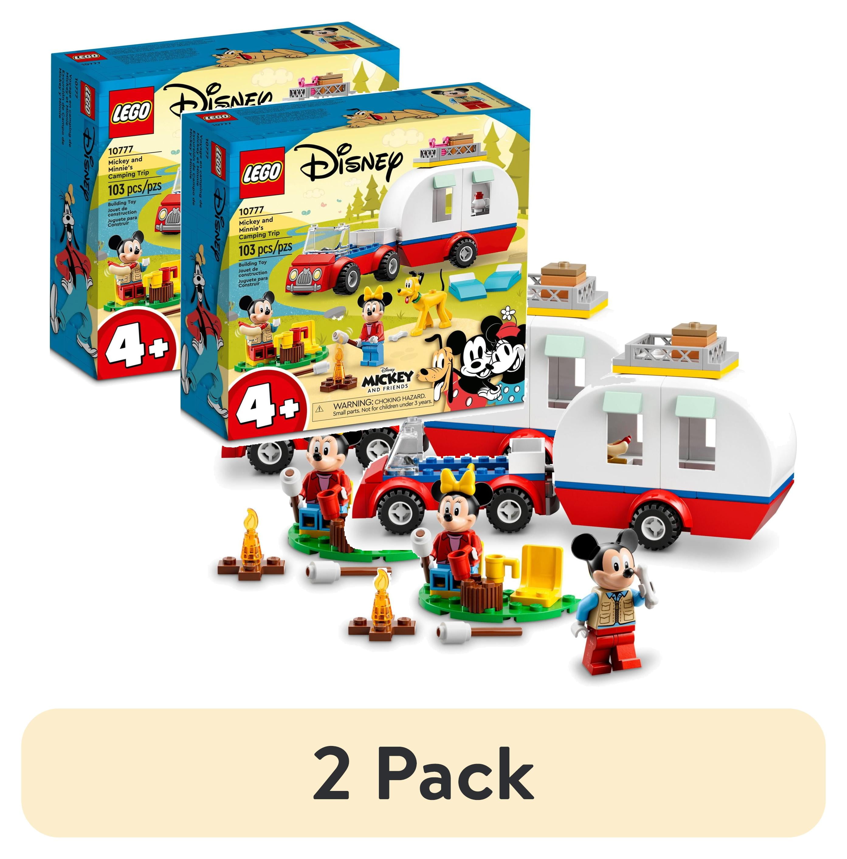 (2 pack) LEGO Disney Mickey Mouse and Minnie Mouse's Camping Trip 10777 ...