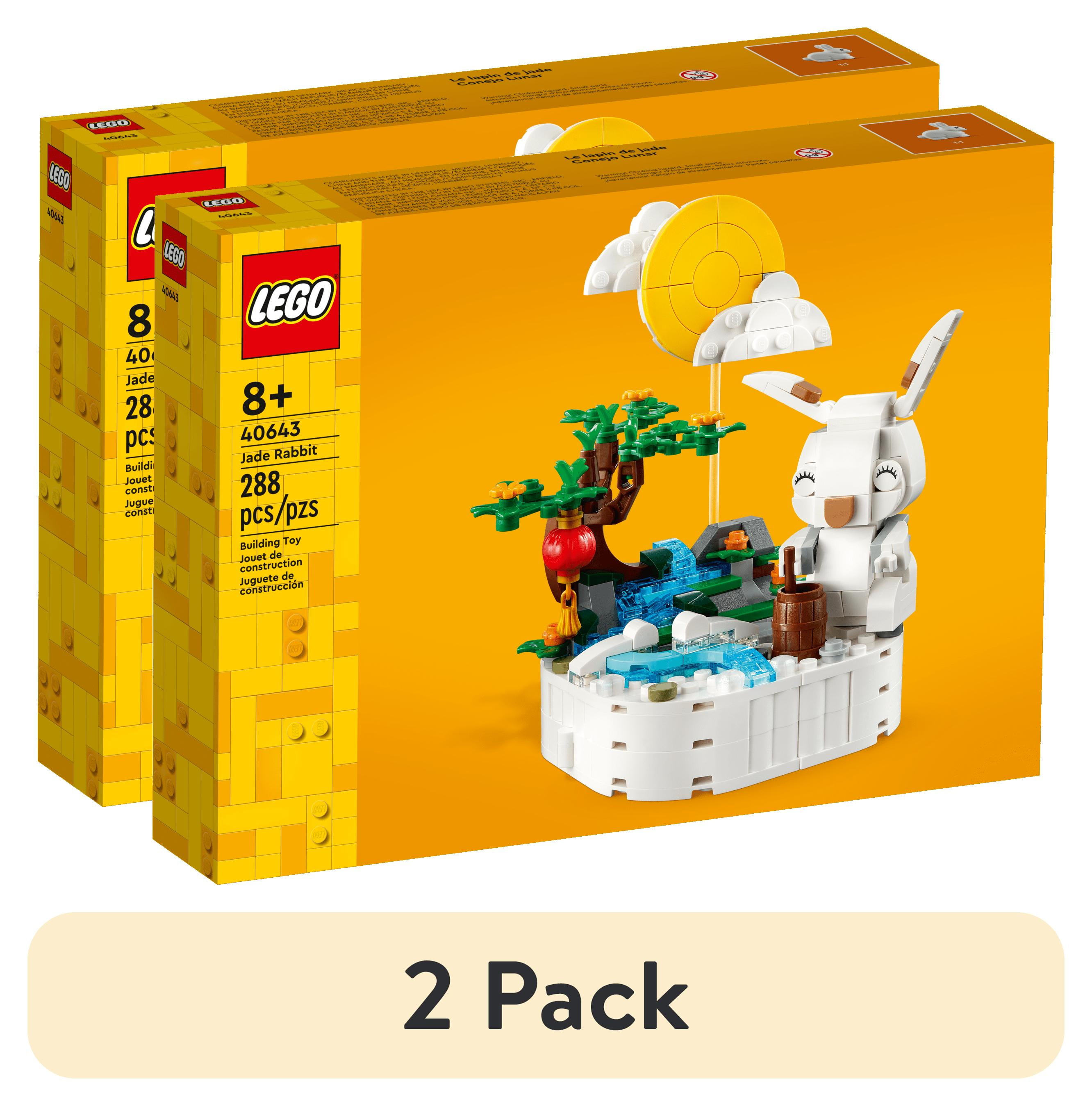 (2 pack) LEGO Jade Rabbit Building Toy Set, Fun Bunny Display Piece or ...