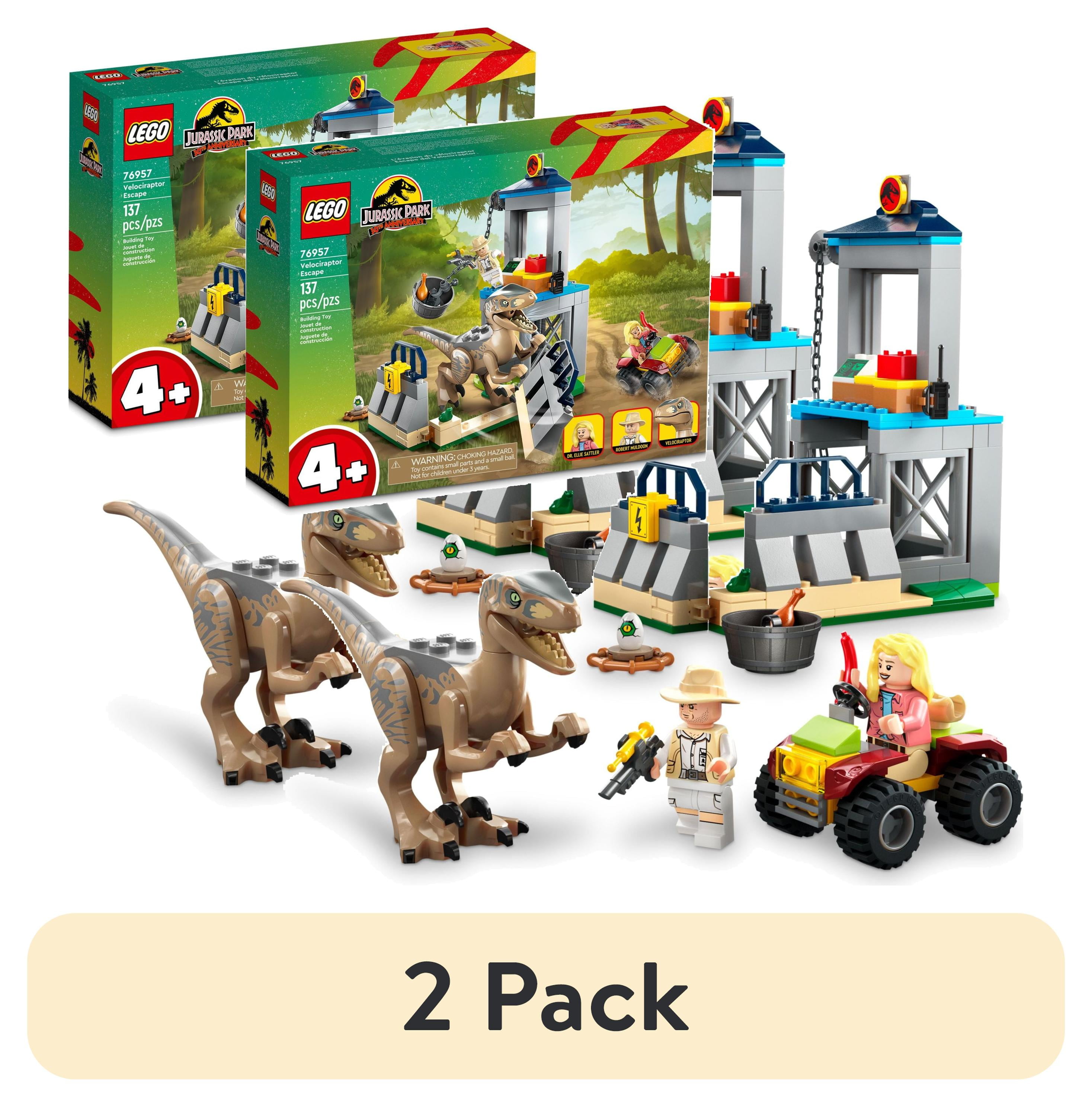 (2 pack) LEGO Jurassic Park Velociraptor Escape 76957 Learn to Build ...