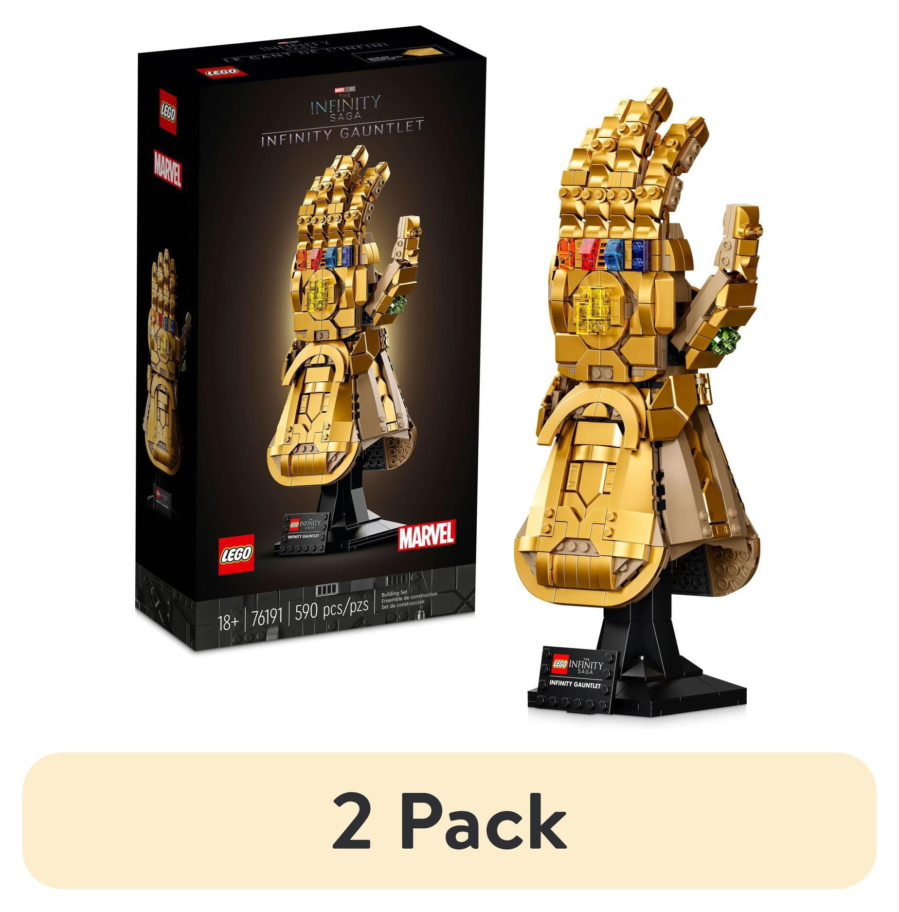(2 pack) LEGO Marvel Infinity Gauntlet Set 76191, Thanos Glove with ...