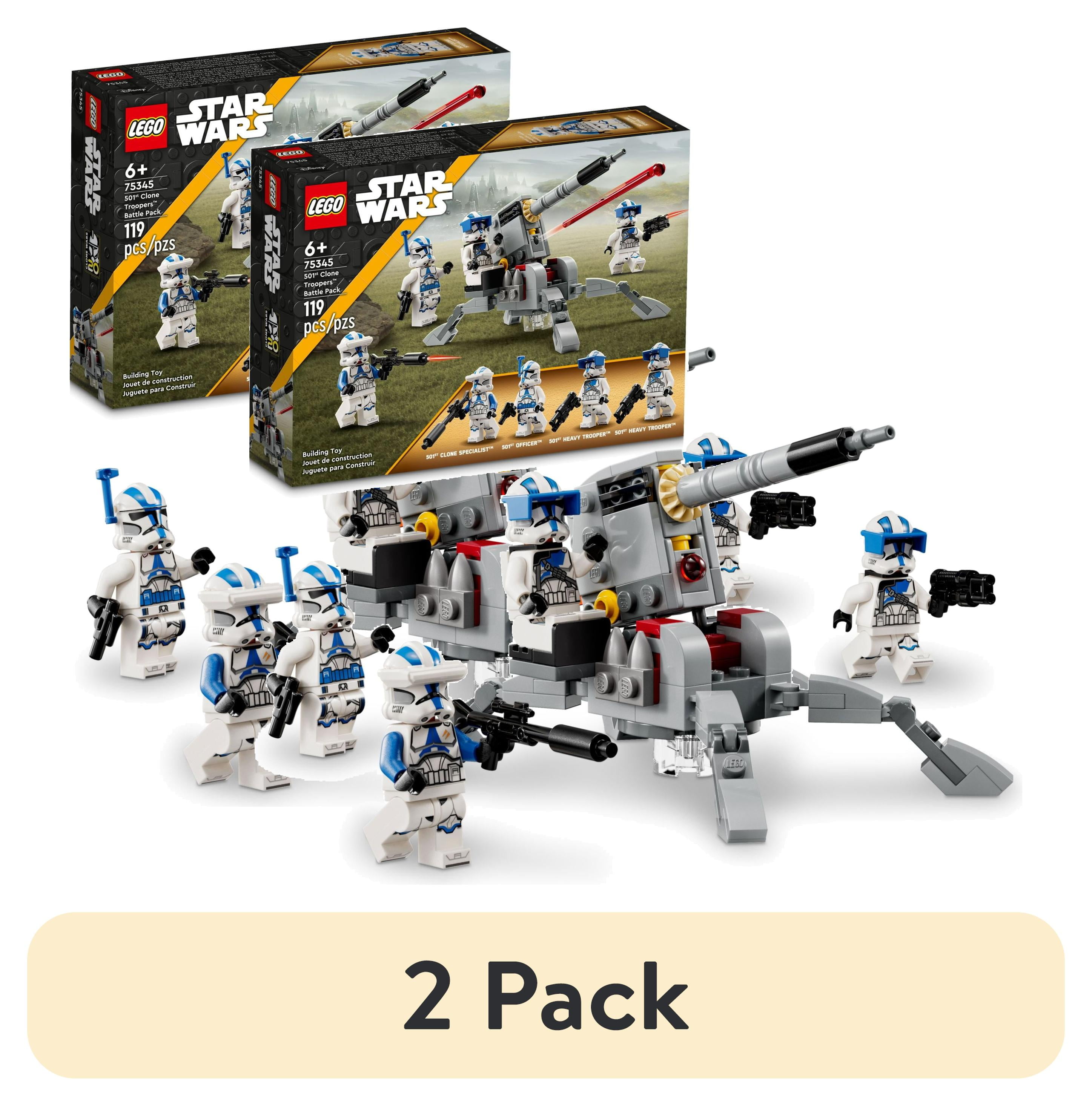 LEGO Star Wars 501st Clone Troopers Battle Pack 75345 Toy Set with AV-7 ...