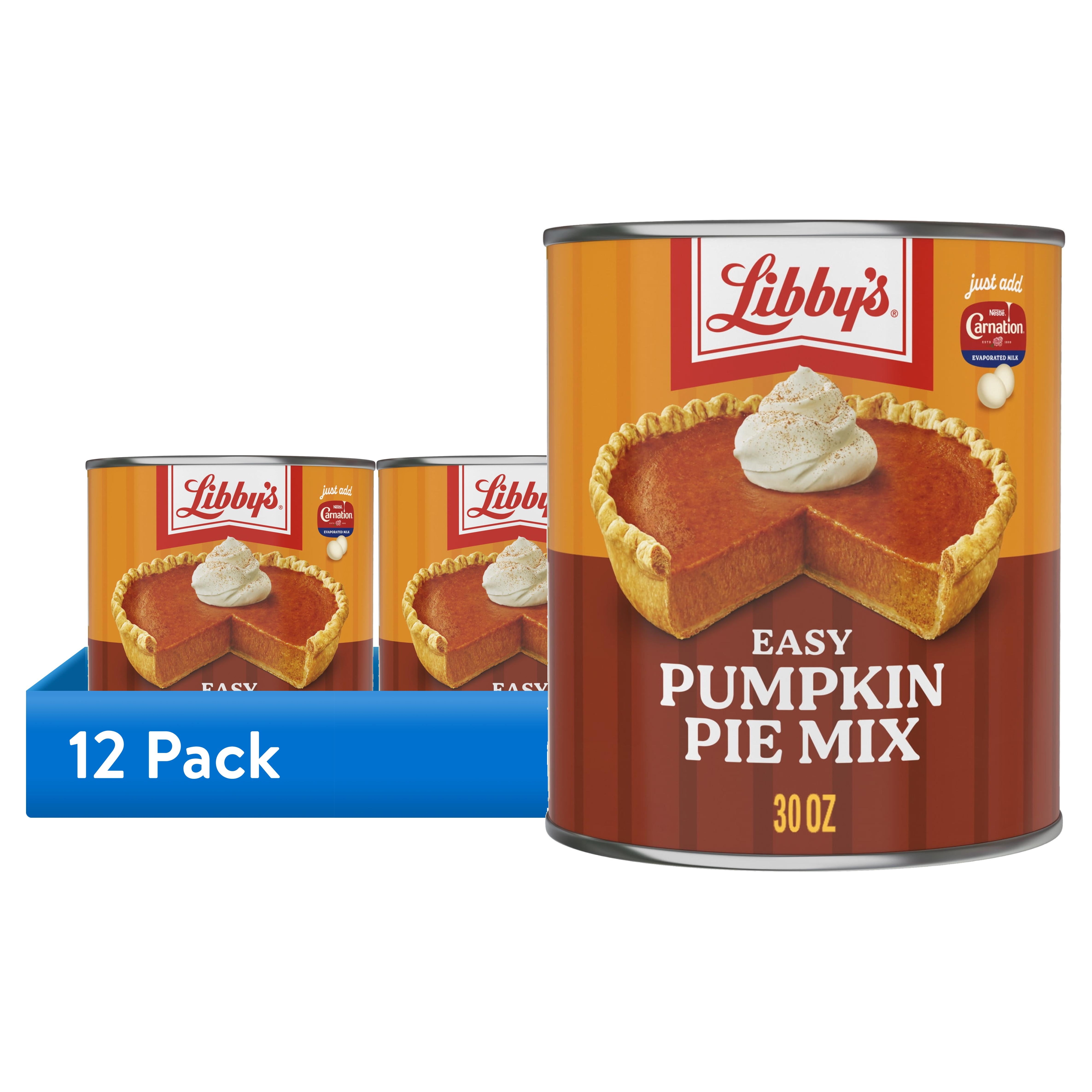 (2 pack) Libby's Easy Pumpkin Pie Mix, Canned Pumpkin Pie Filling ...