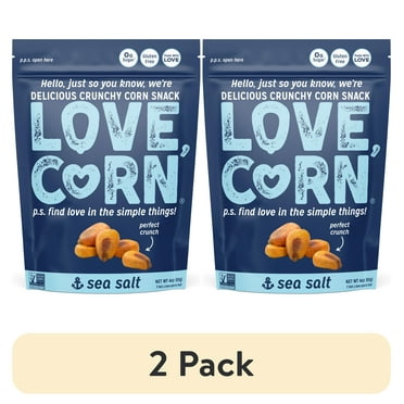 LOVE CORN Crunchy Roasted Corn Variety Pack 9ct Vegan Low Calorie Snack ...