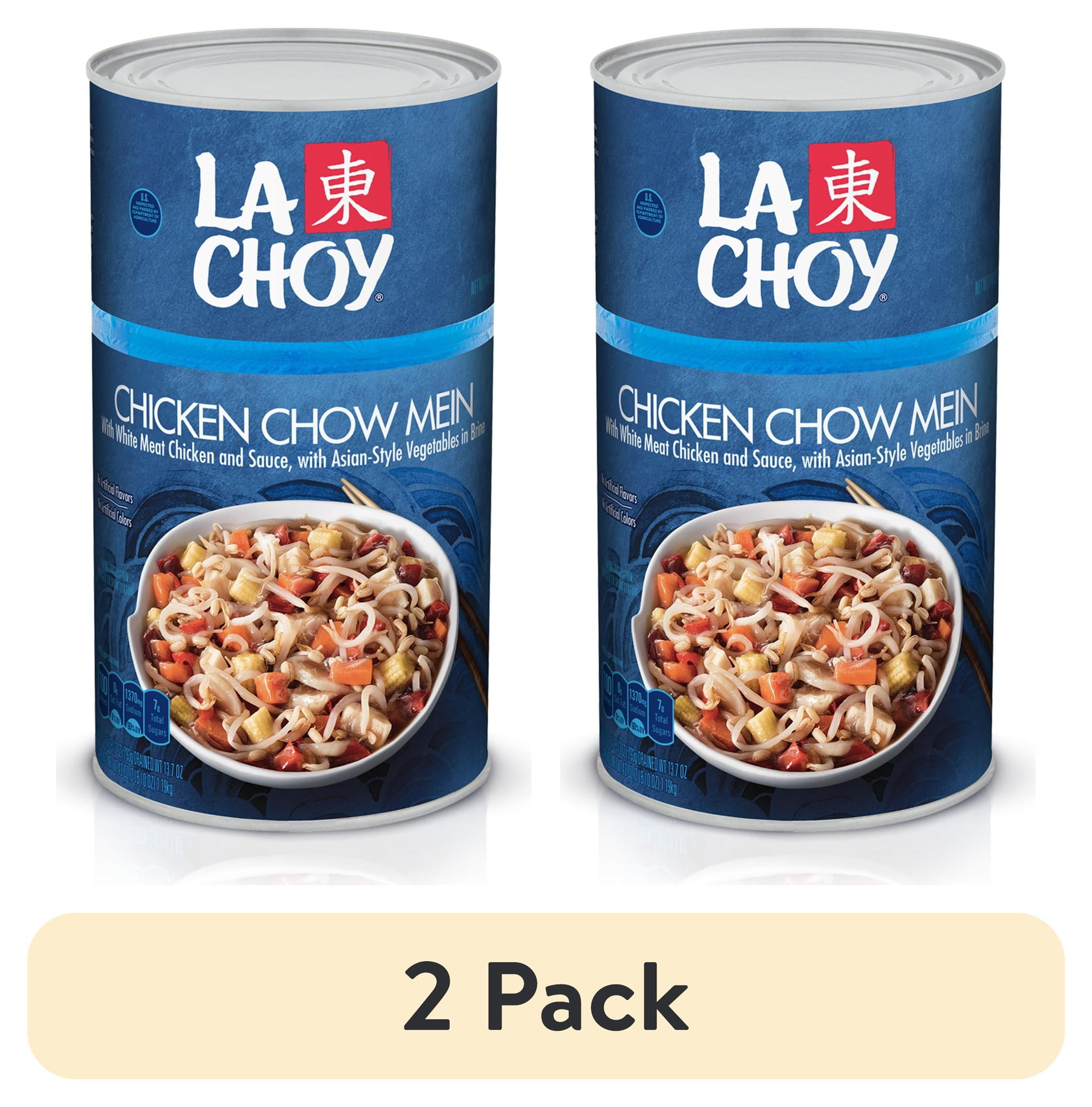 (2 pack) La Choy Chicken Chow Mein, White Meat Chicken and Vegetables ...