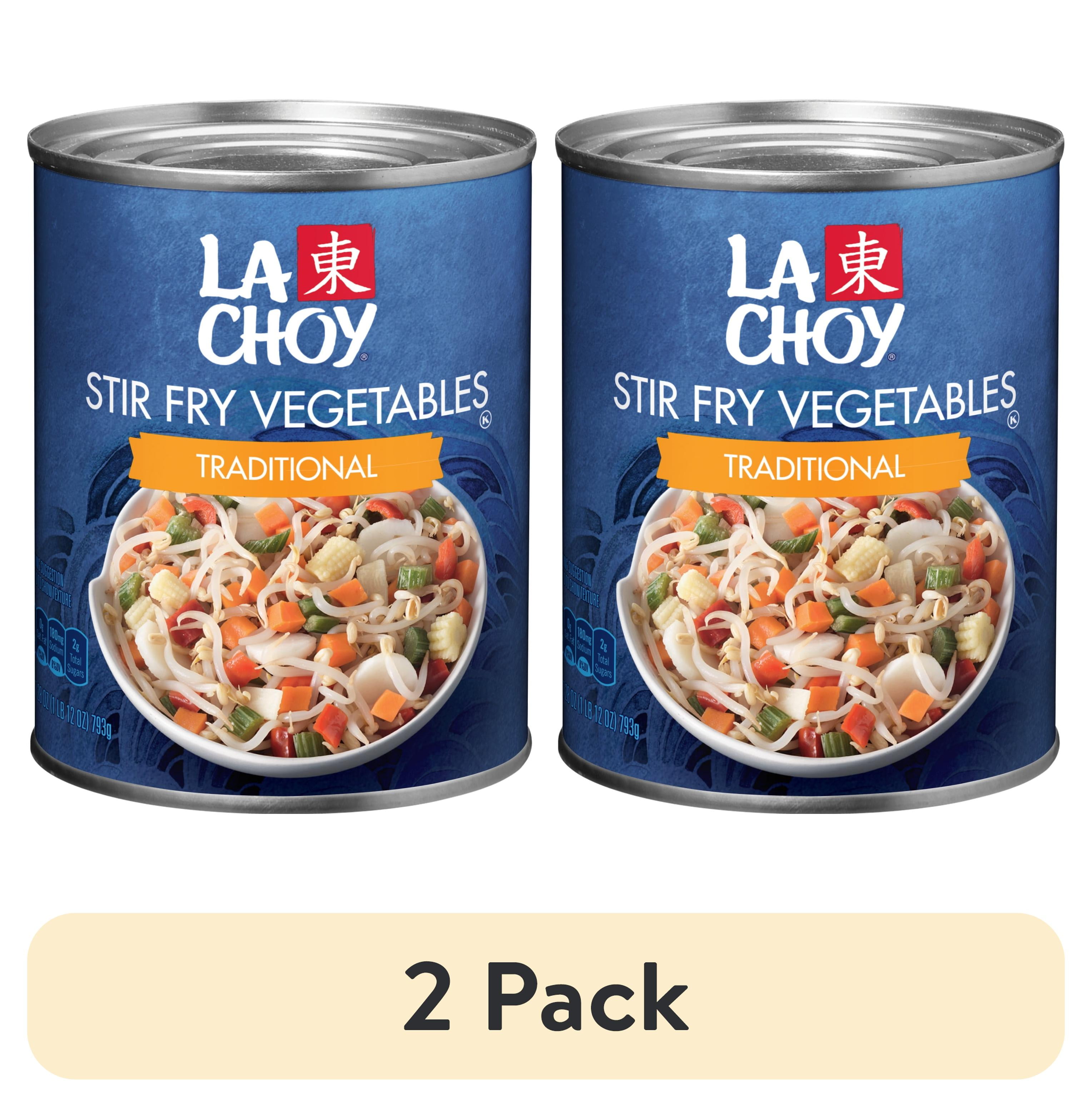 (2 pack) La Choy Stir Fry Vegetables, Canned Vegetables for Asian ...