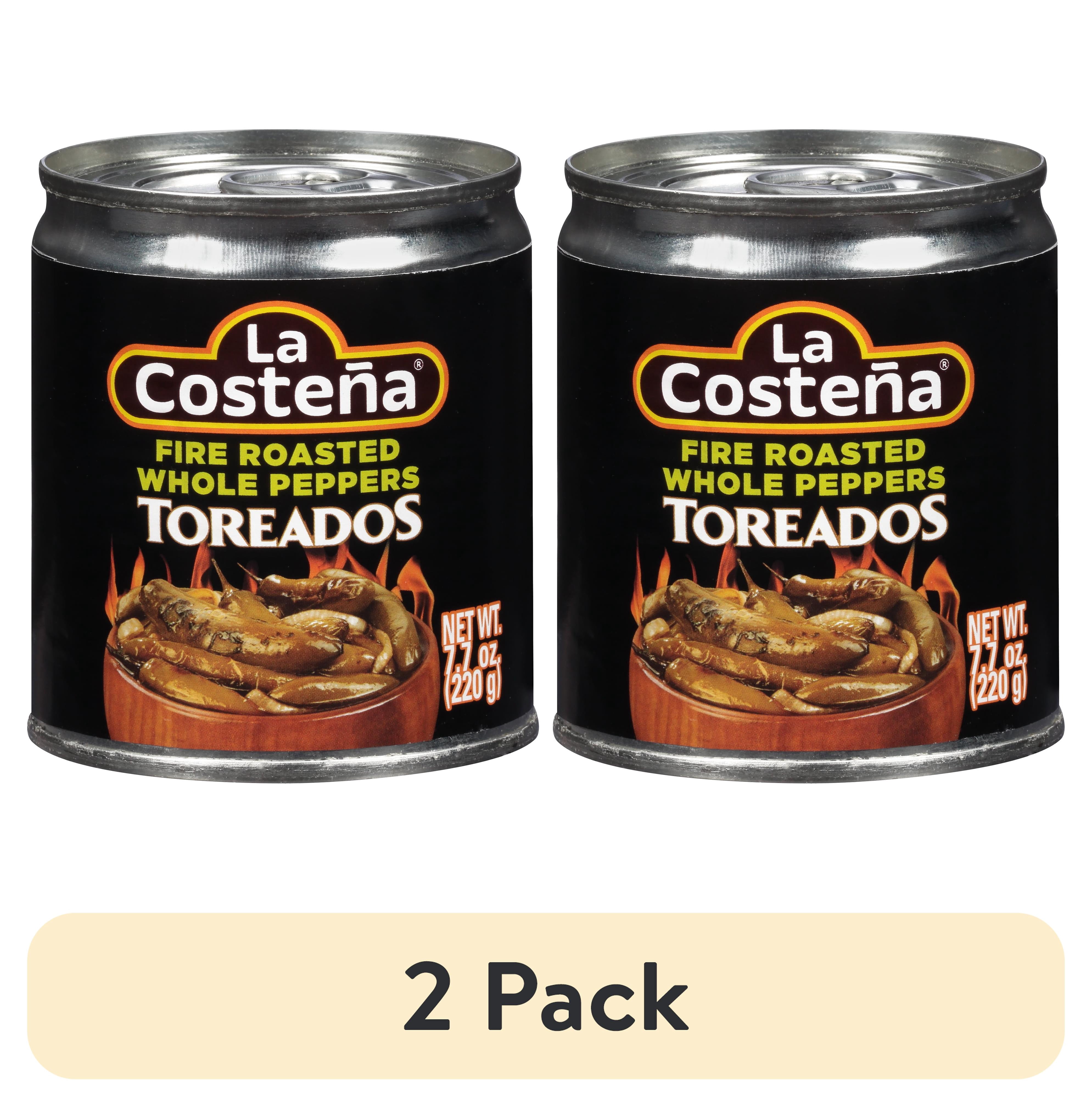 (2 pack) La Costeña Fire Roasted Green Chile Serrano Peppers, 12 oz ...