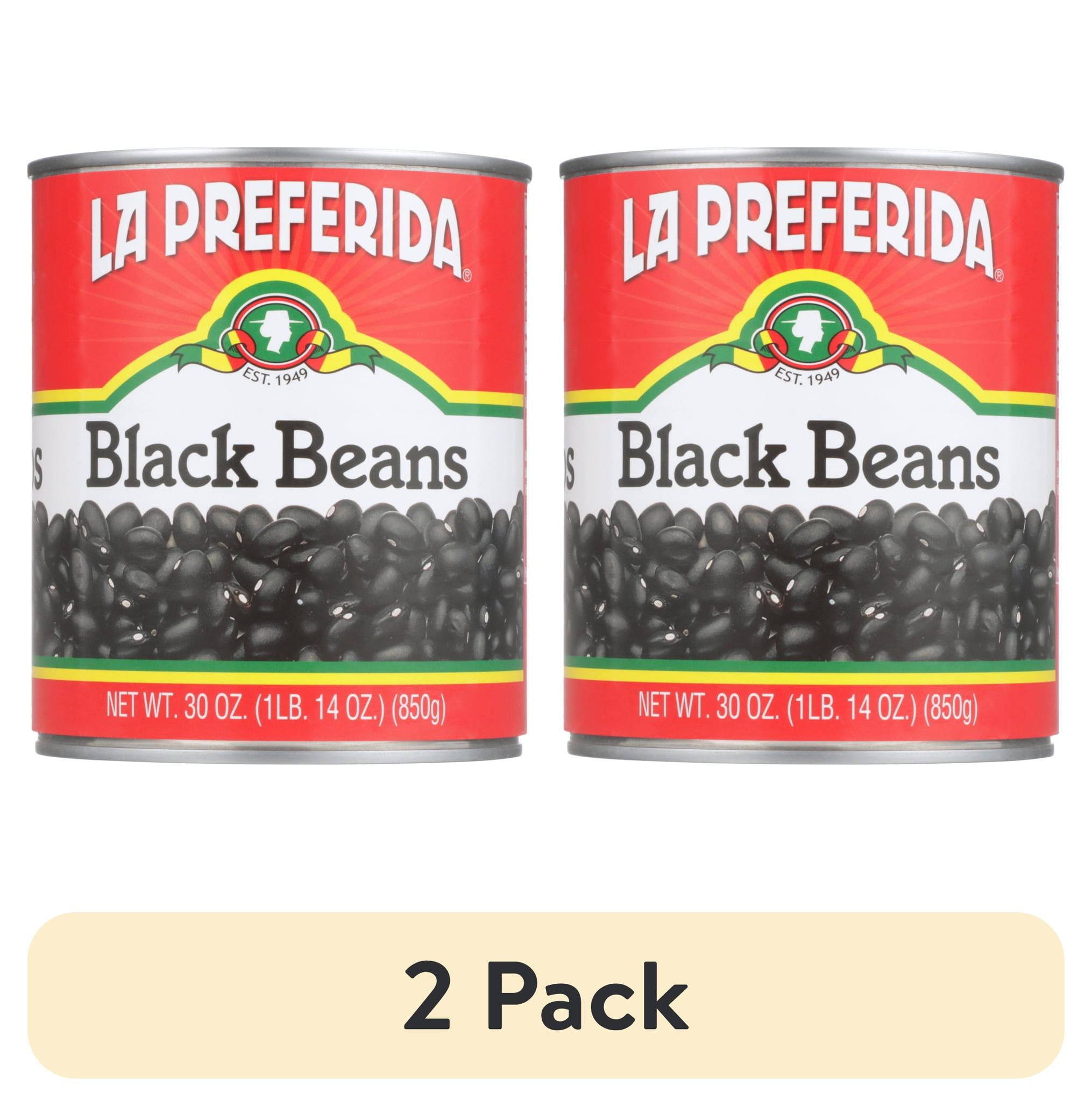 (2 pack) La Preferida Black Beans, 30 oz, Can - Walmart.com