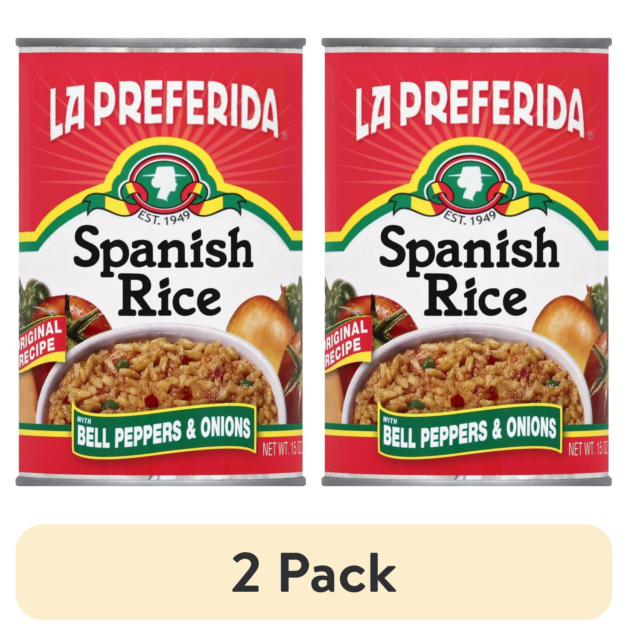 (2 pack) La Preferida Spanish Rice With Bell Peppers & Onions, 15 oz ...
