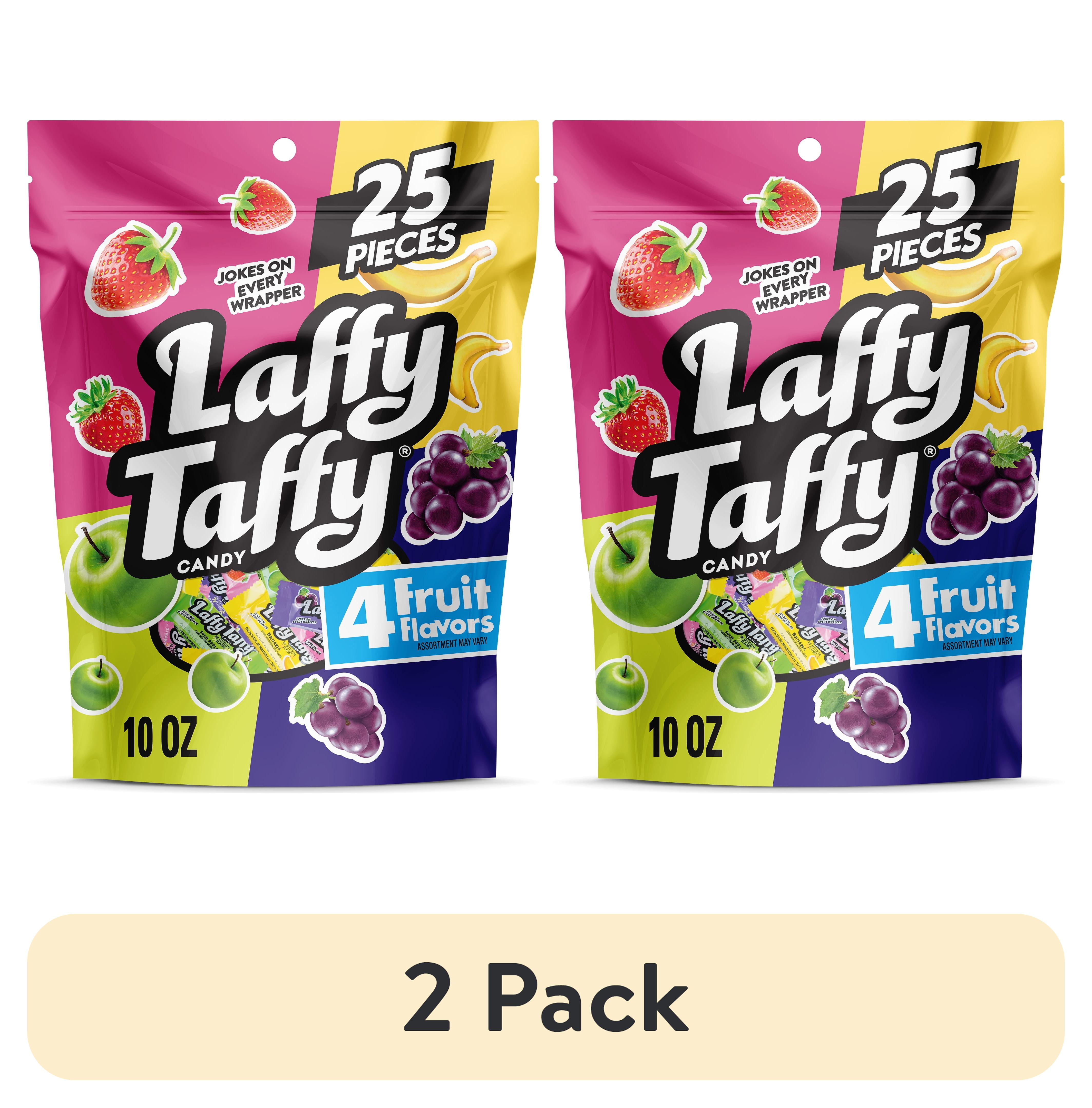 (2 pack) Laffy Taffy Assorted, Mini Bars, Chewy Candy in a Variety of ...