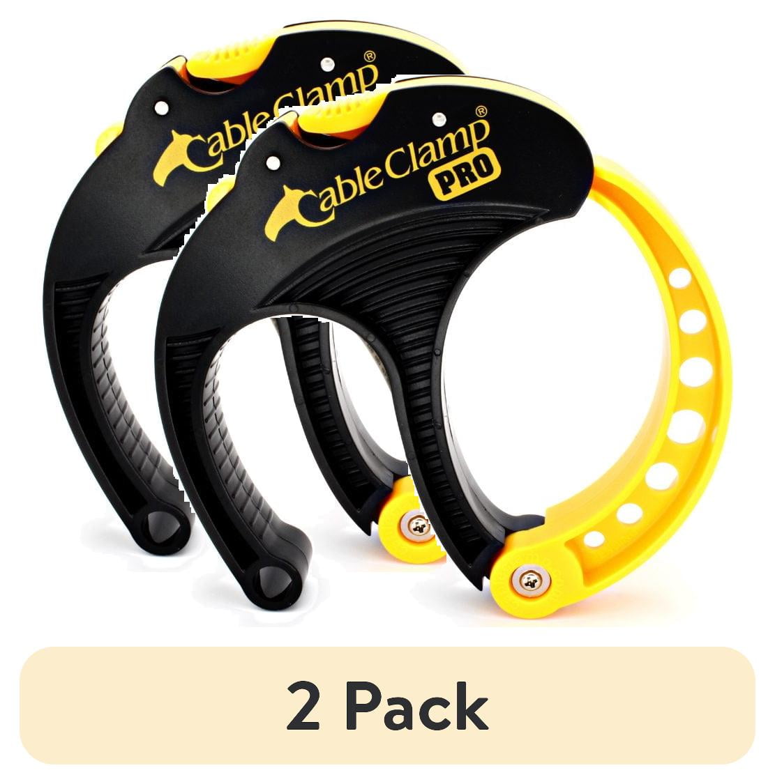 (2 pack) Large CABLE CLAMP® PRO - Yellow - Walmart.com