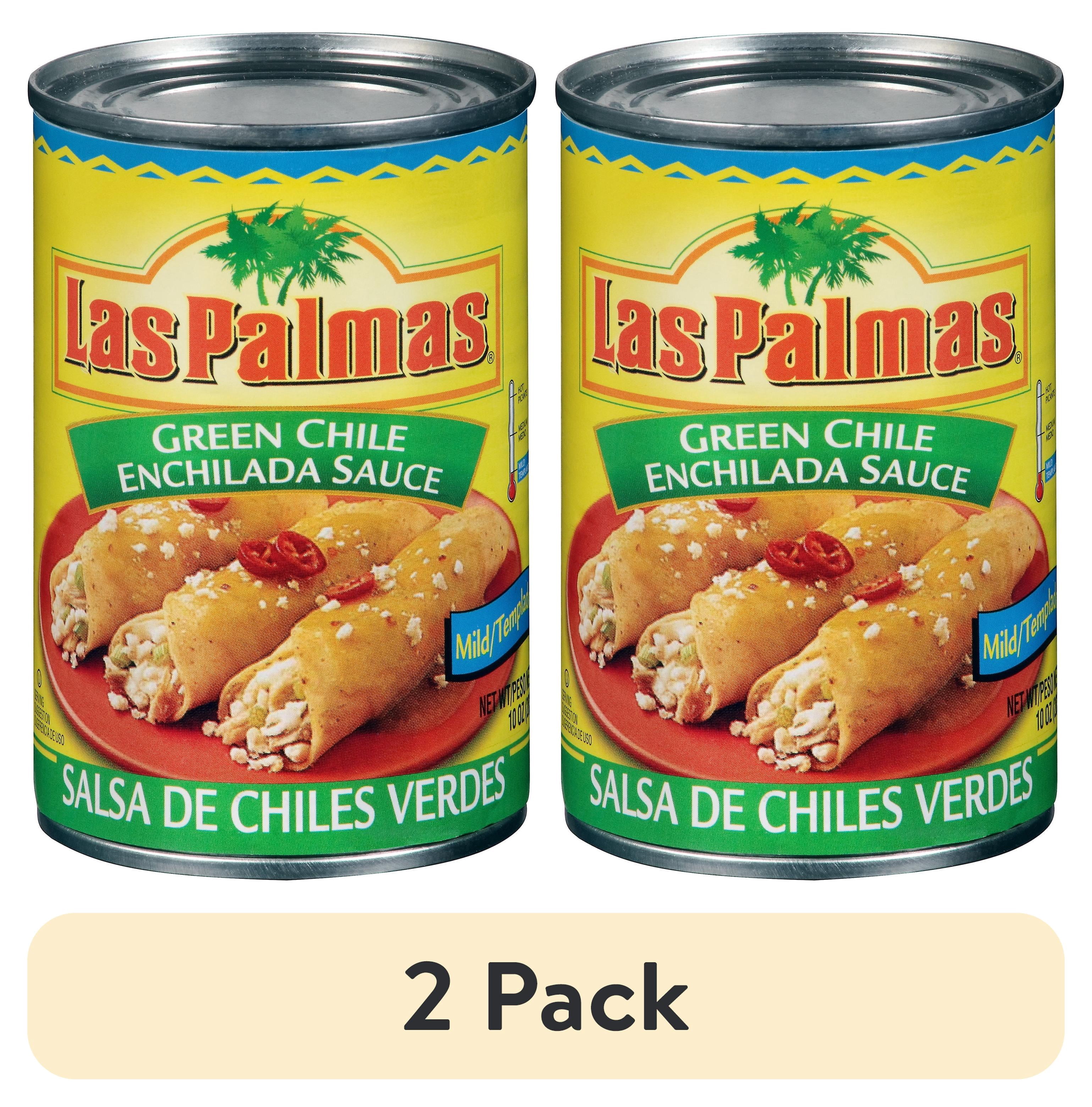 (2 pack) Las Palmas Mild Green Chile Enchilada Sauce, 10 oz Can ...