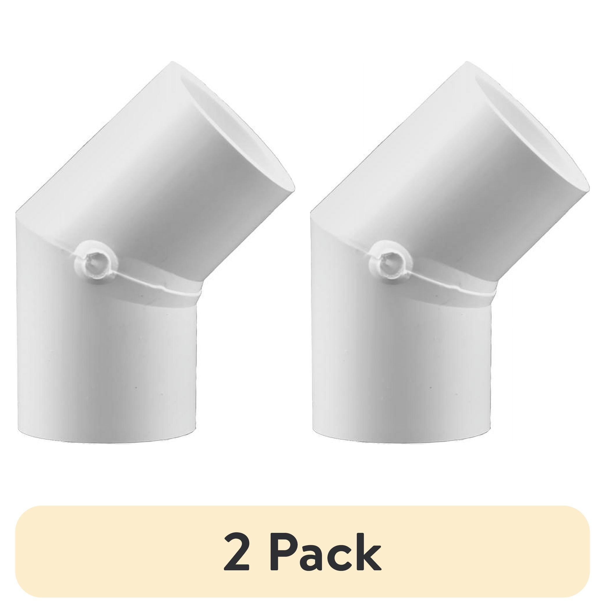 (2 pack) Lasco PRO Schedule 40 3/4 in. Slip x 3/4 in. Dia. Slip PVC 45 ...