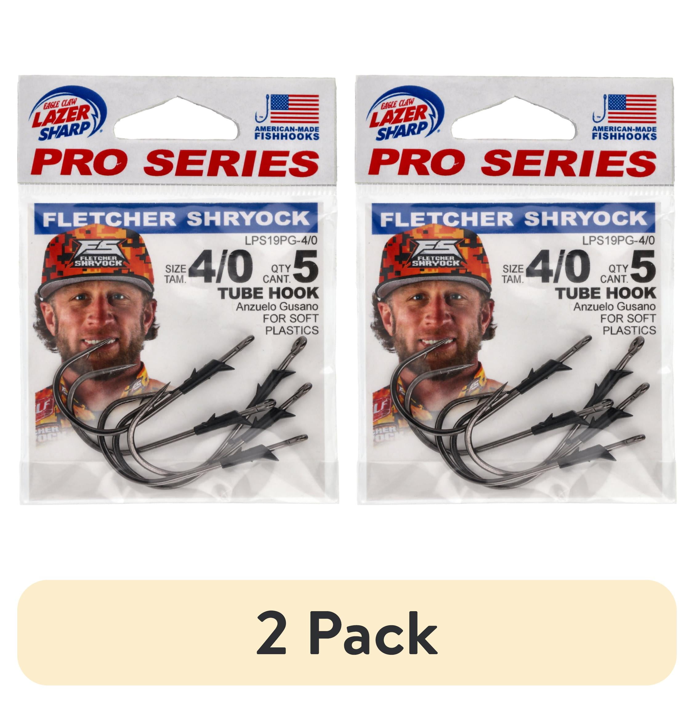 (2 pack) Lazer Sharp Pro Series Wide Gap Tube Hook – Molded Keeper ...