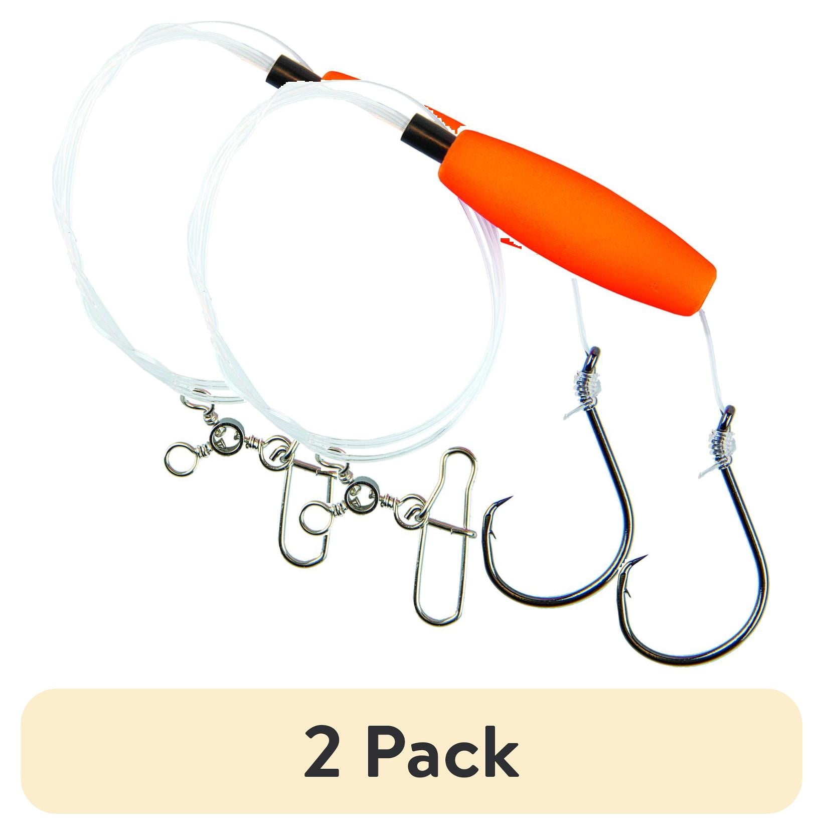 (2 pack) Lazer Sharp Striper Fishing Rig 6/0 Hook - Walmart Business ...