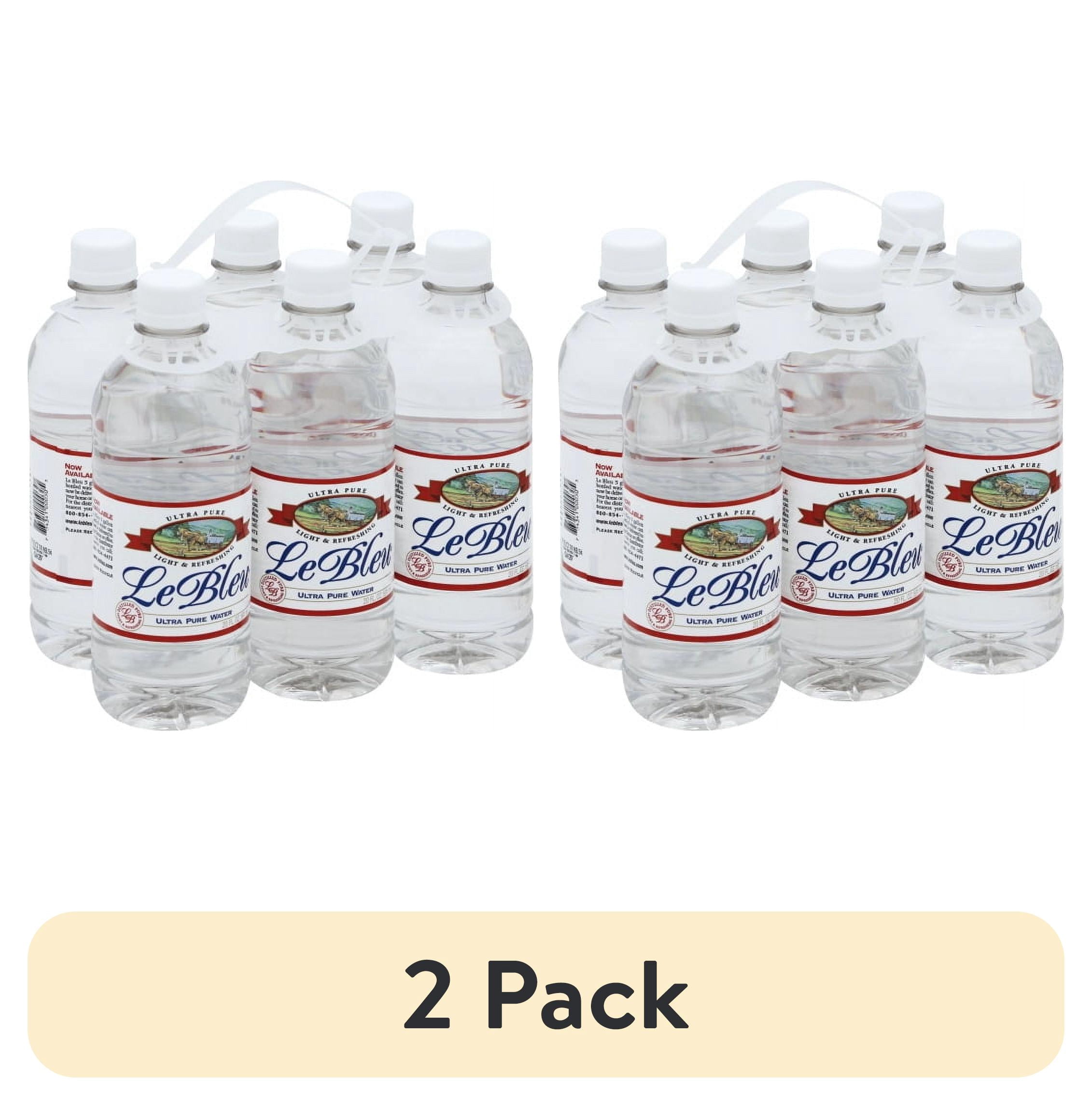 (2 pack) Le Bleu Ultra Pure Water, 20 Fl. Oz., 6 Count - Walmart.com