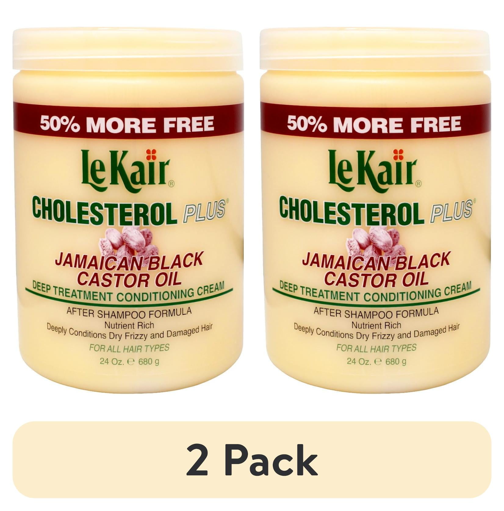 (2 pack) Le Kair Cholesterol Plus Jamaican Black Castor Oil Deep ...