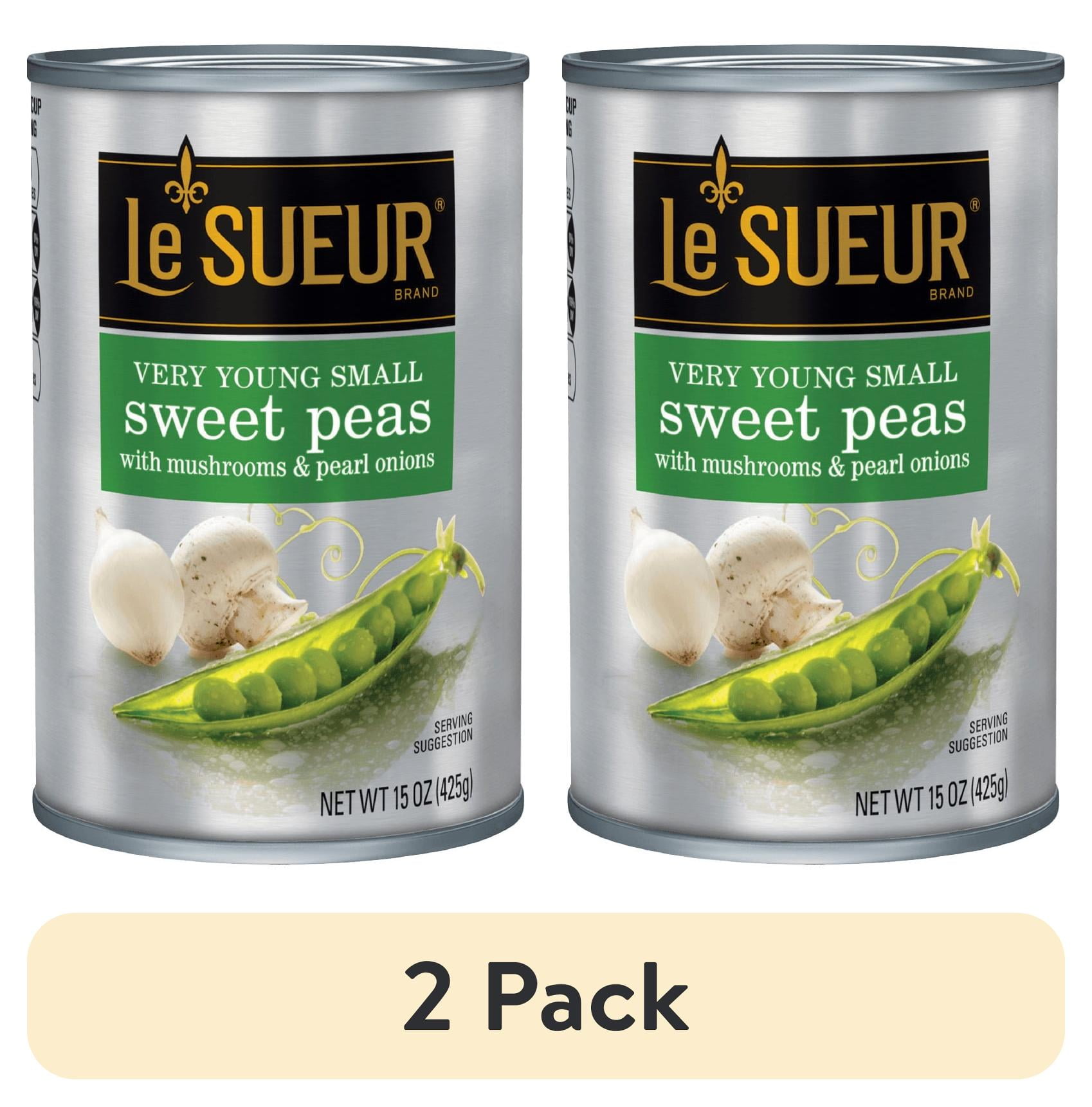 (2 pack) Le Sueur Very Young Small Sweet Peas with Mushrooms & Pearl ...