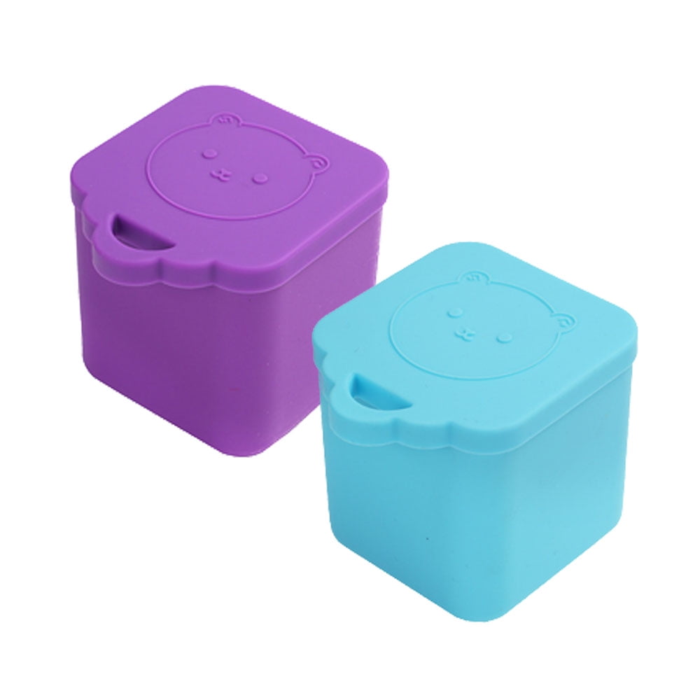 (2 pack) Leakproof Dips Containers To Go, Salad Dressing Container ...