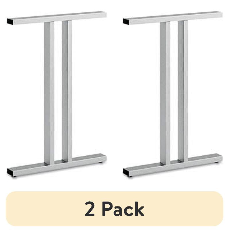 (2 pack) Leg Kit-Freestanding Dog Leg Desk Momentum: Silver ...
