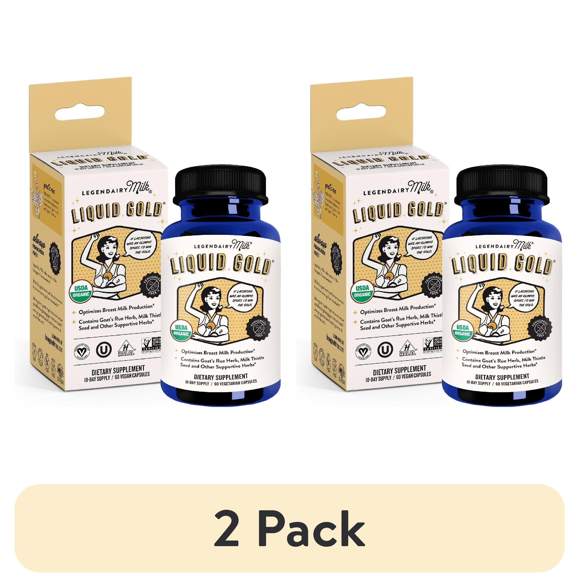 (2 pack) Legendairy Milk Liquid Gold, Lactation Supplement for ...