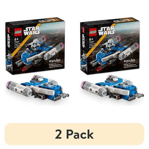 (2 pack) Lego Star Wars Captain Rex Y-Wing Microfighter 75391 - Walmart.com