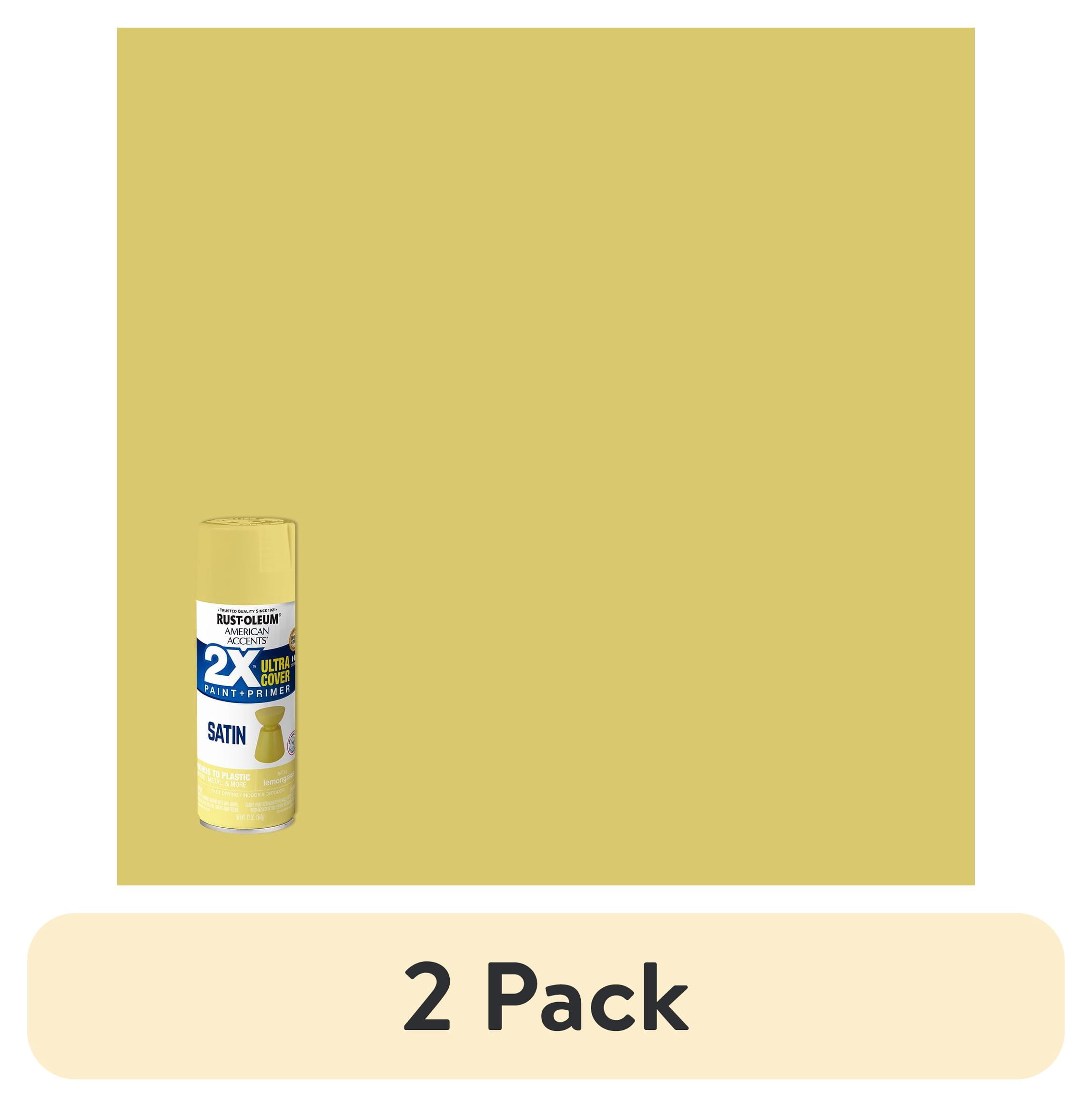 (2 pack) Lemongrass, Rust-Oleum American Accents 2X Ultra Cover Satin ...