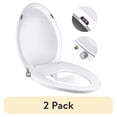 (2 pack) Liba Dual Nozzle Non-Electric Bidet Toilet Seat with Self ...