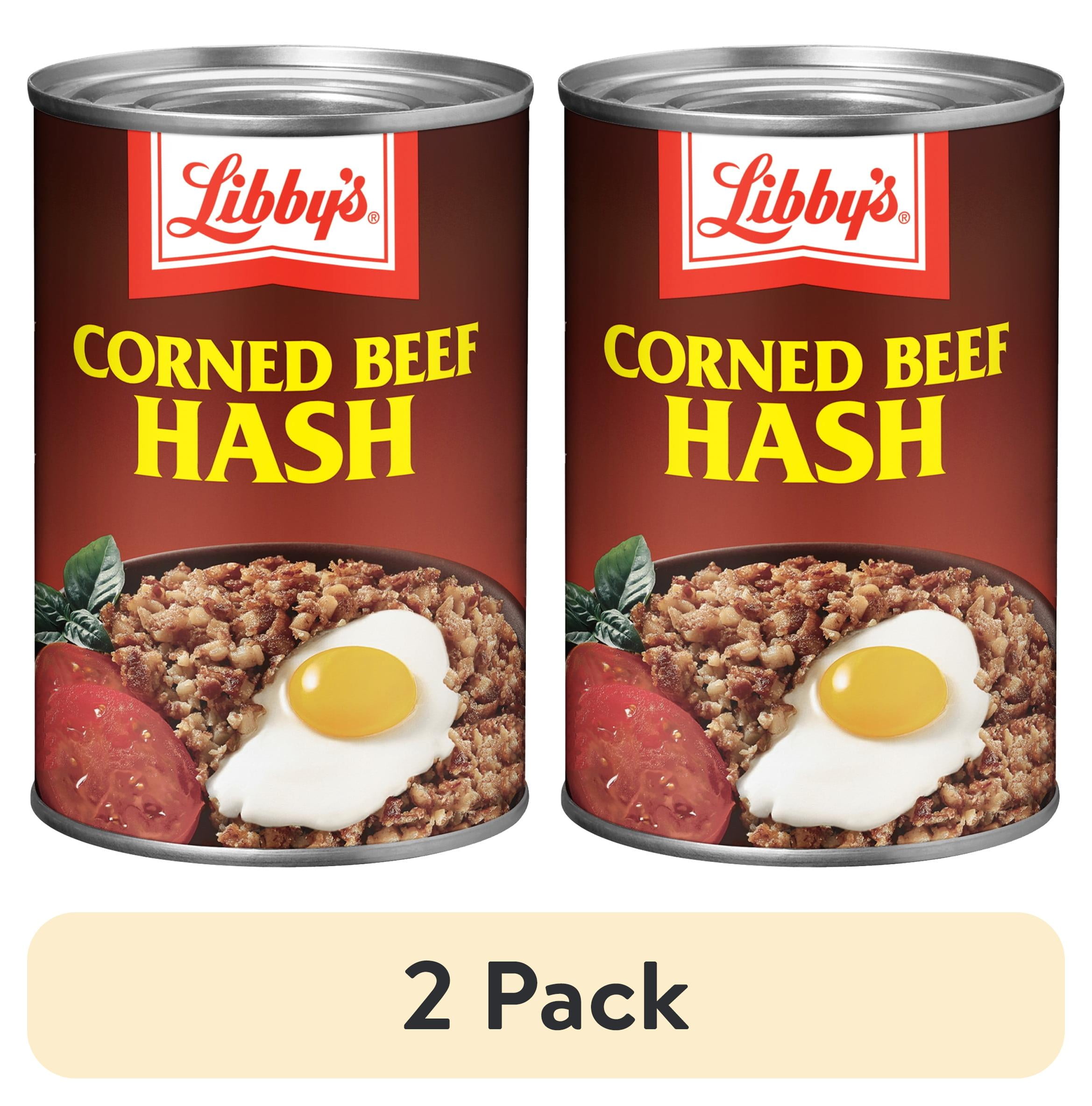 (2 pack) Libby's Corned Beef Hash, 37g Protein Per Serving, Canned Food ...