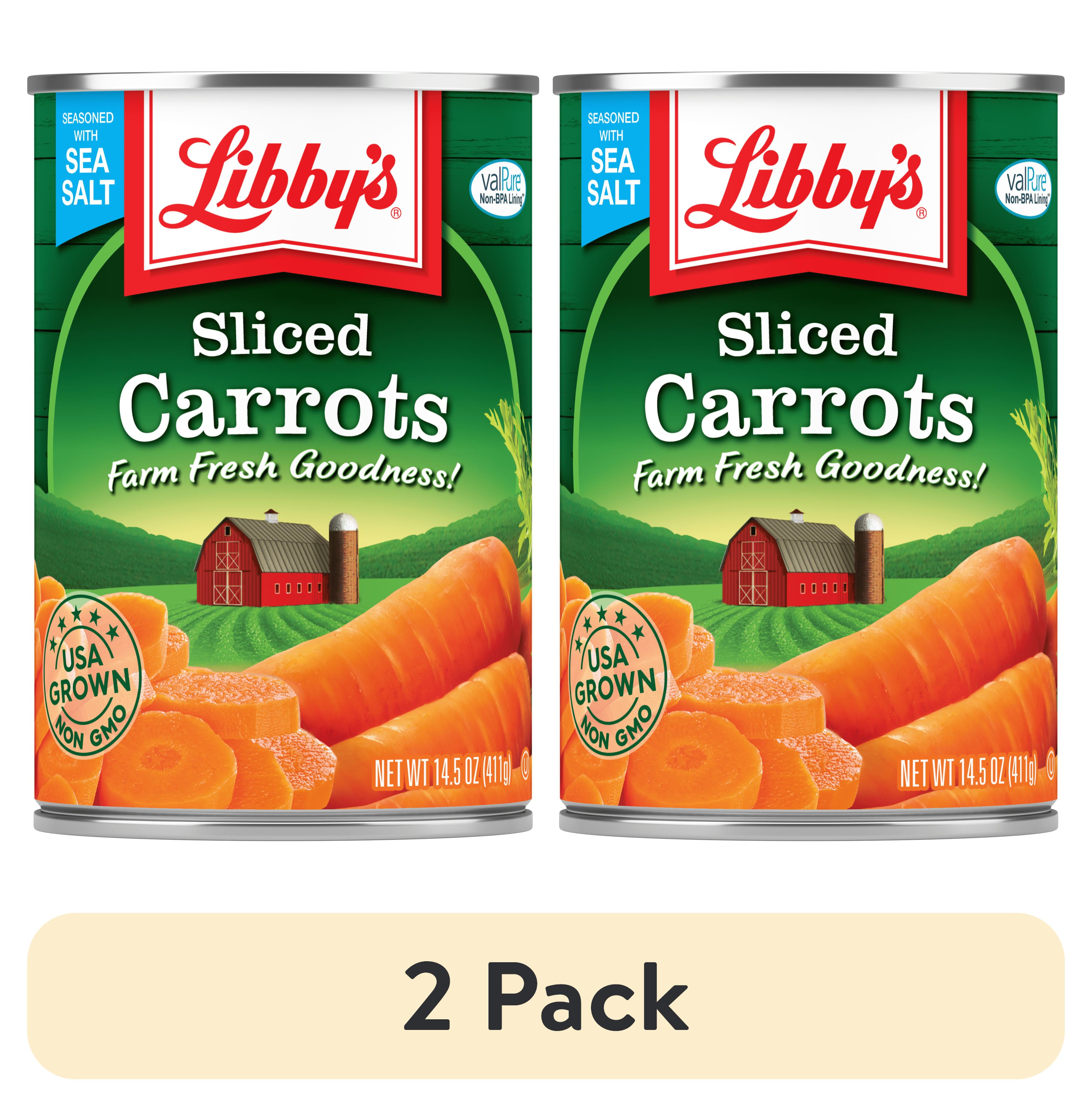 (2 pack) Libby's Sliced Carrots, 14.5 oz. - Walmart.com