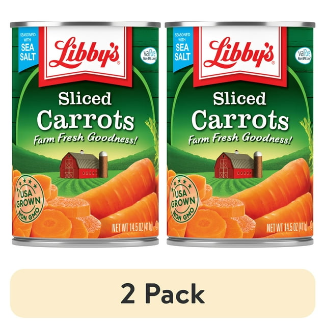 (2 pack) Libby's Sliced Carrots, 14.5 oz. - Walmart.com